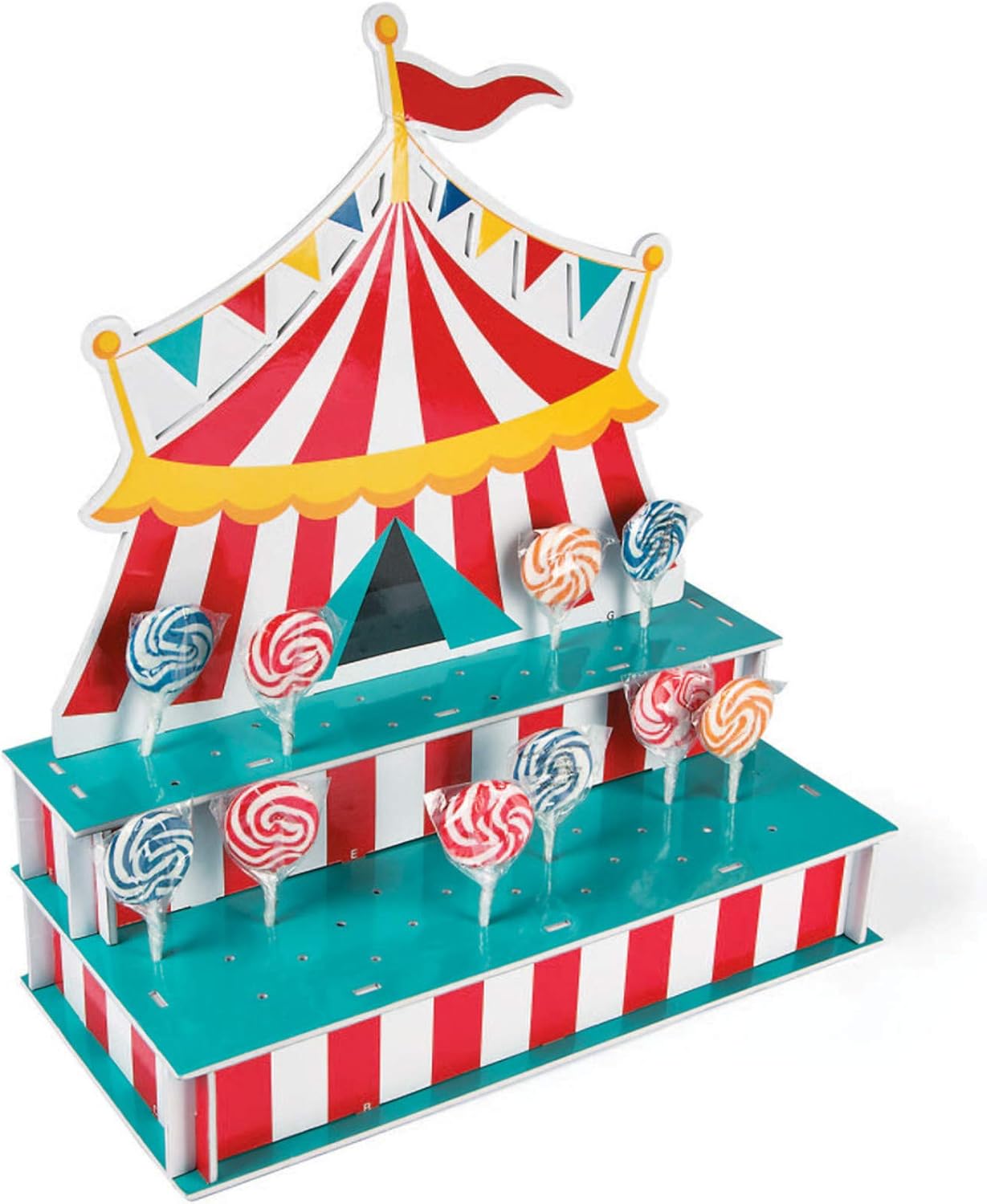 Amazon.com: Circus Tent Shaped Lollipop Stand - Foam Base - Holds 48 ...