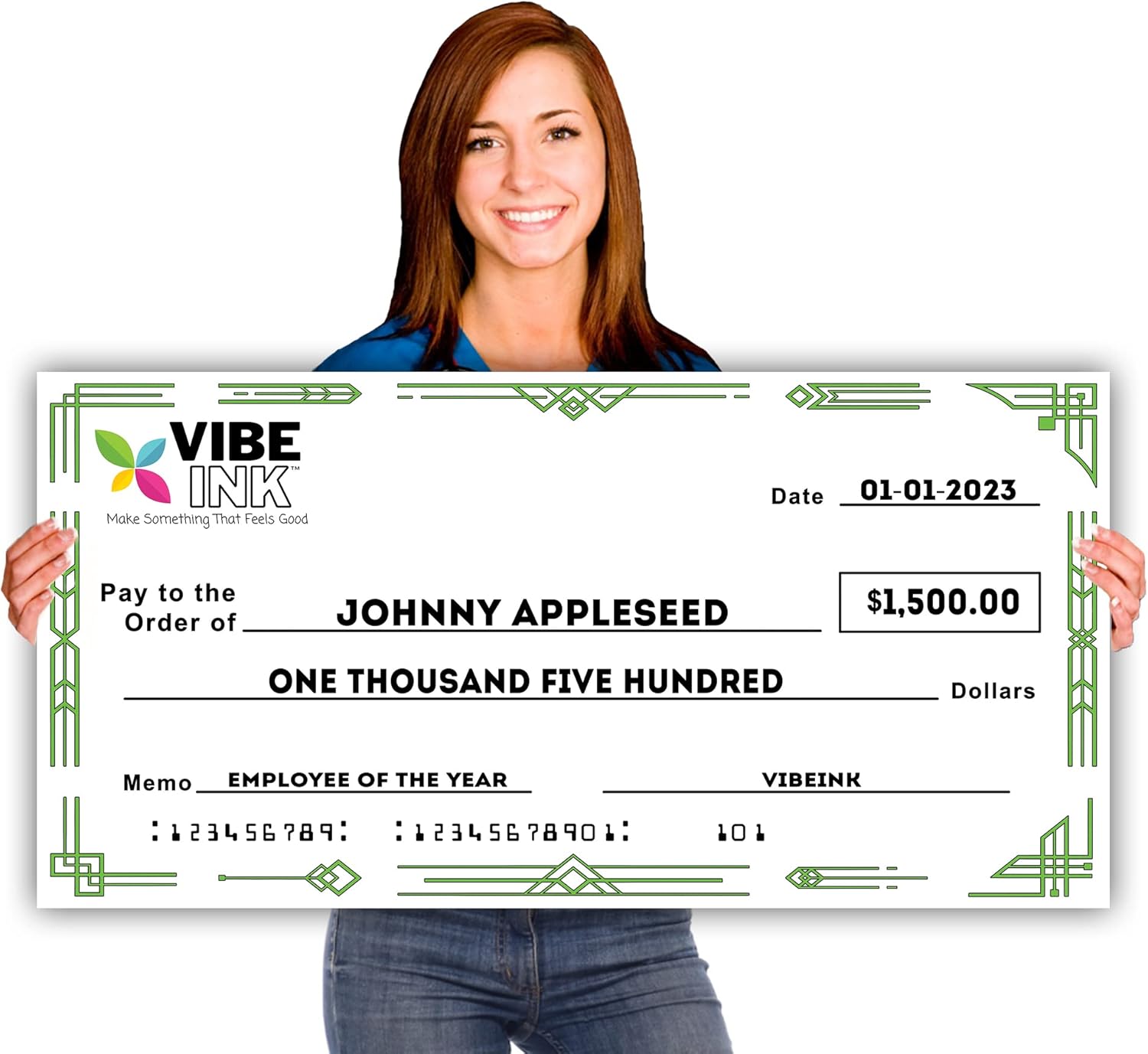 Customized Giant Fake Check - Fundraiser & Raffle Australia | Ubuy