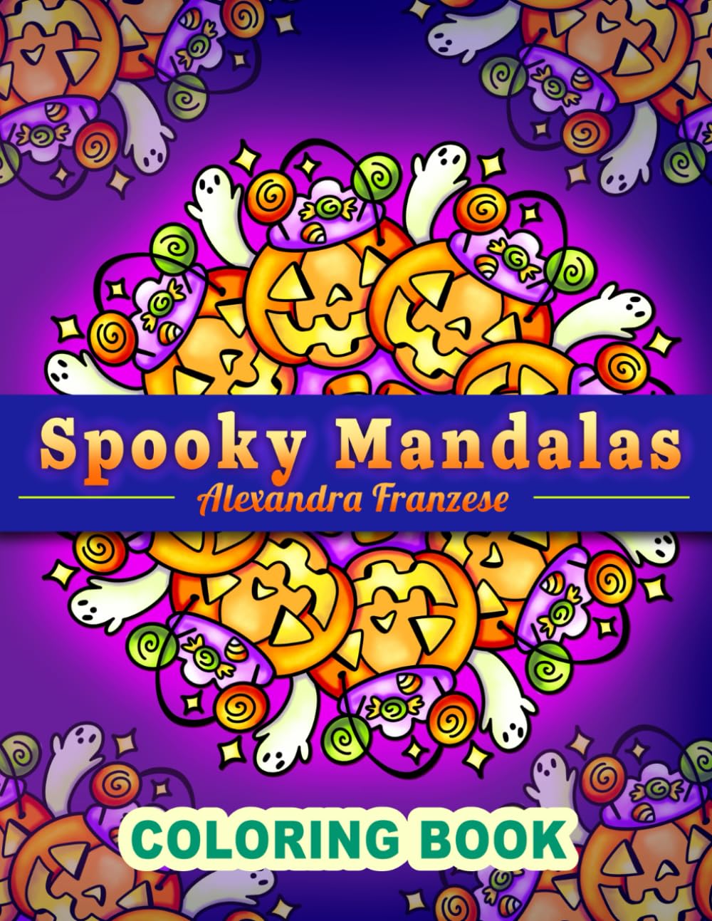 Amazon.com: Spooky Mandalas Coloring Book: Halloween Themed Pattern ...