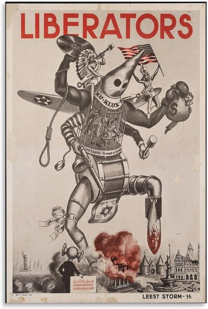 Amazon.com: Vintage Posters WWII Poster Liberator Wall Art Paintings ...