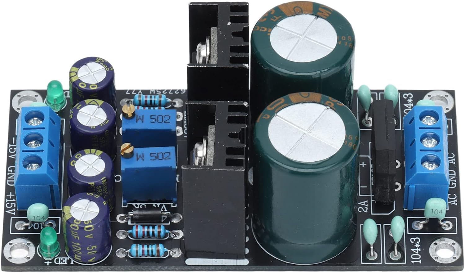 AC 10-24V - DC 1.25V-30V LM317 LM337 Ayarlanabilir Voltaj Regülatörü ...