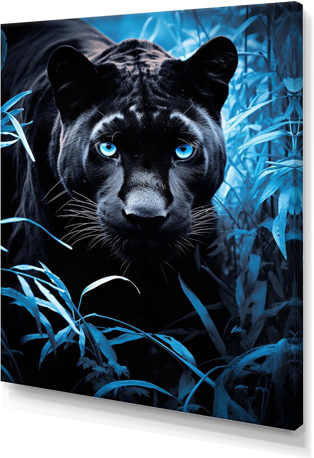 Amazon.com: DesignQ Panther Wall art decor, Panther Animal Wall art ...