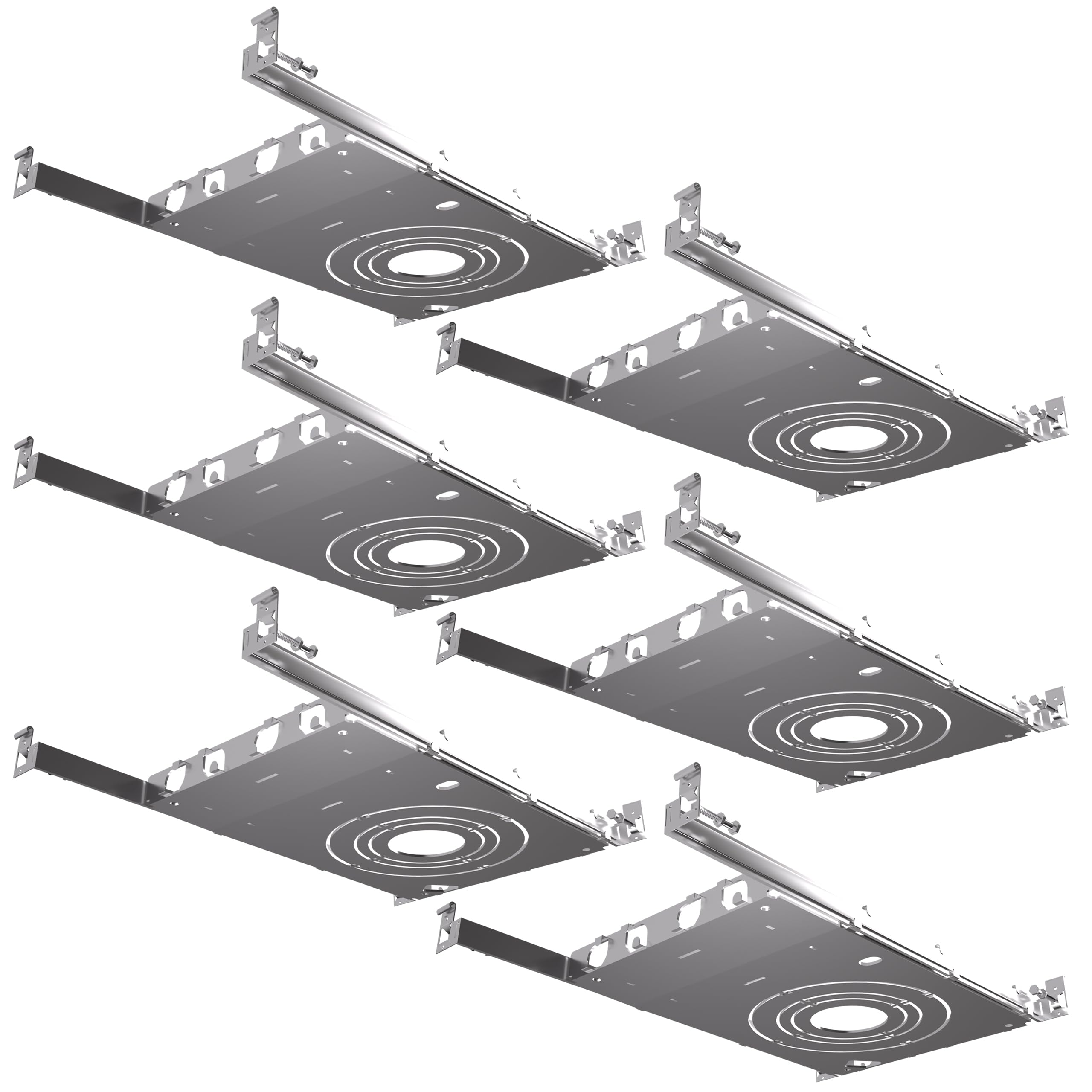 Shower Lamp Waterproof OHLECTRIC 6-Pack Steel Mounting Plates For 4 ...