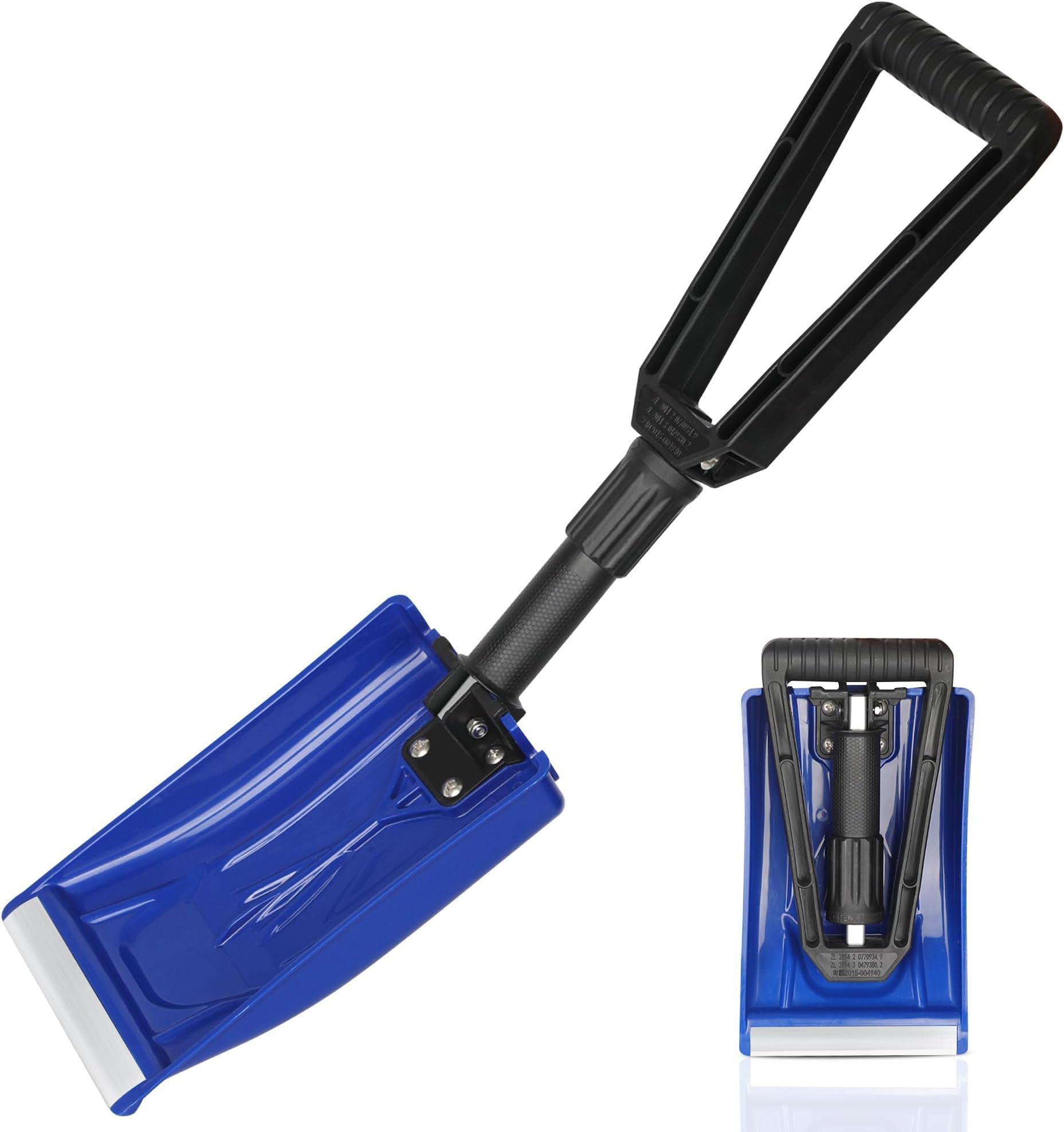 Amazon.com: VOLTASK Snow Shovel for Car, Aluminum 3-Piece Collapsible ...