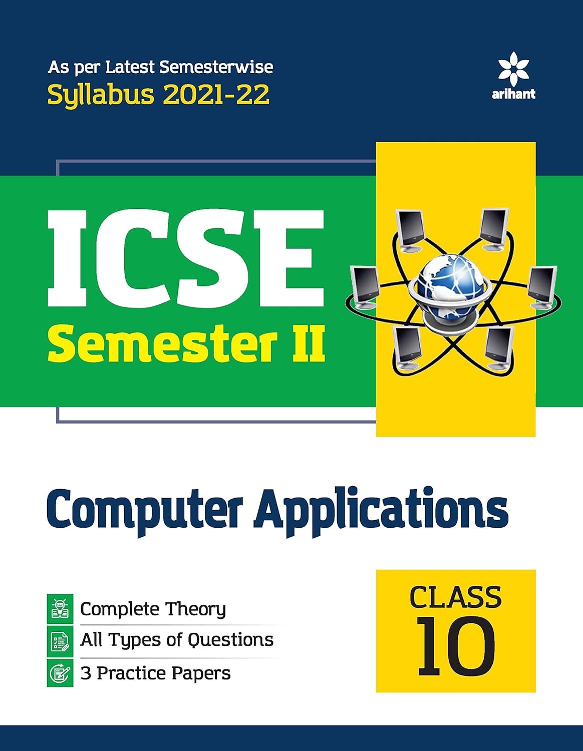 Arihant ICSE Computer Application Semester 2 Class 10 for 2022 Exam ...