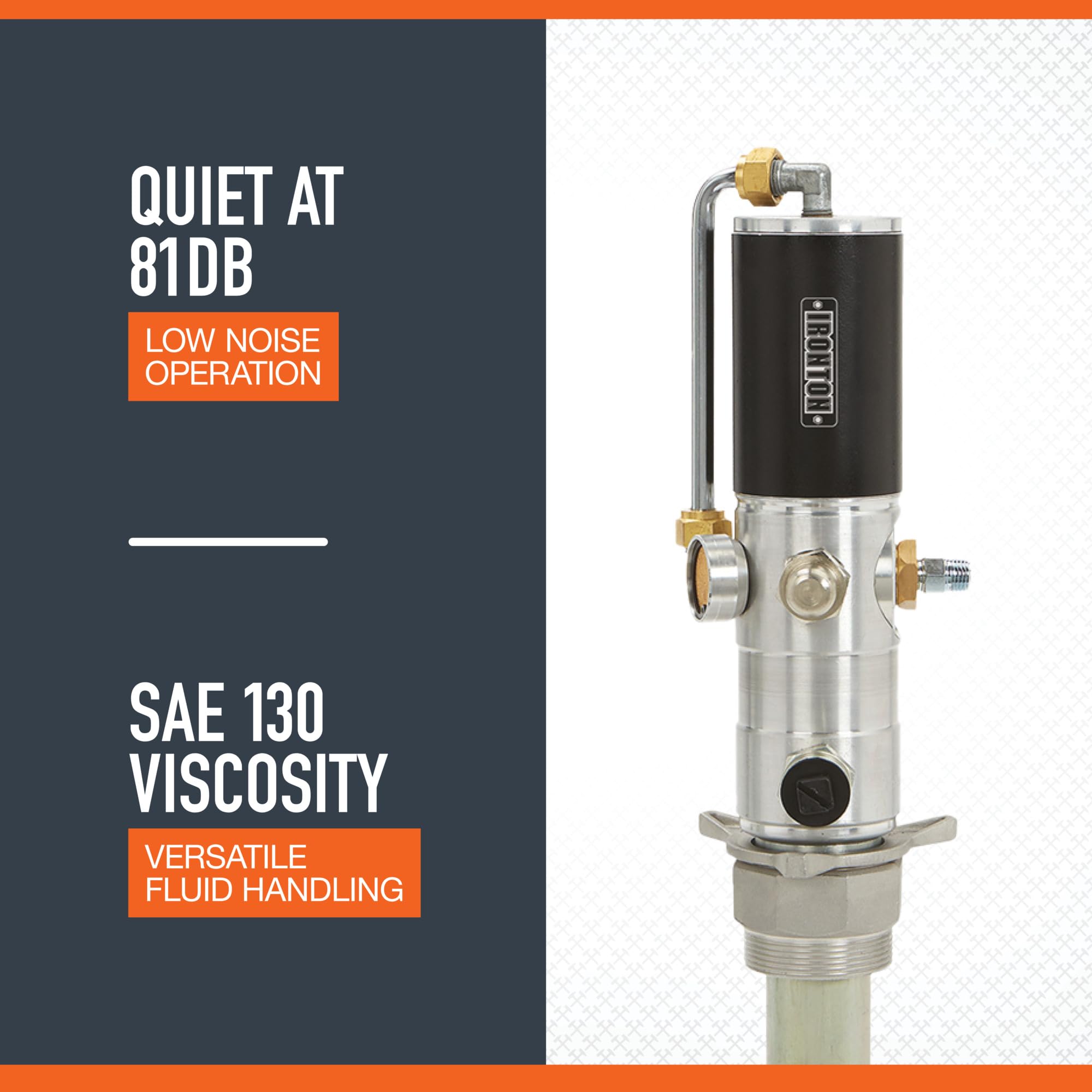 Snapklik.com : Ironton Air Operated Oil Transfer Pump 3:1 Ratio