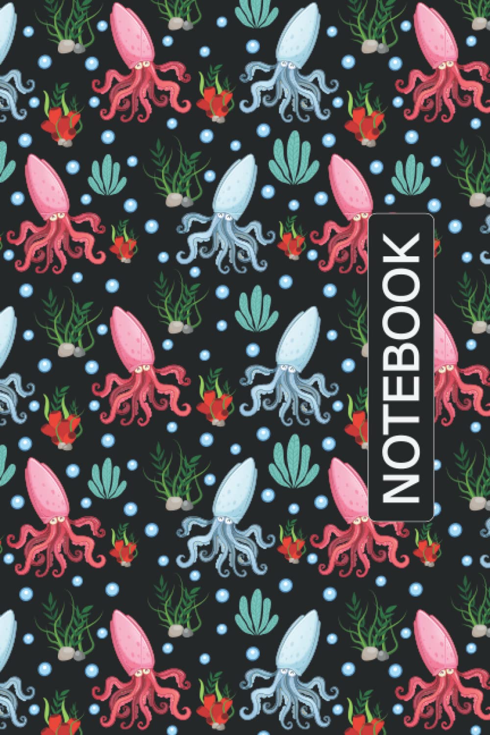 Amazon.com: Squid Notebook: Squid Blank Lined Notebook To Write Notes ...