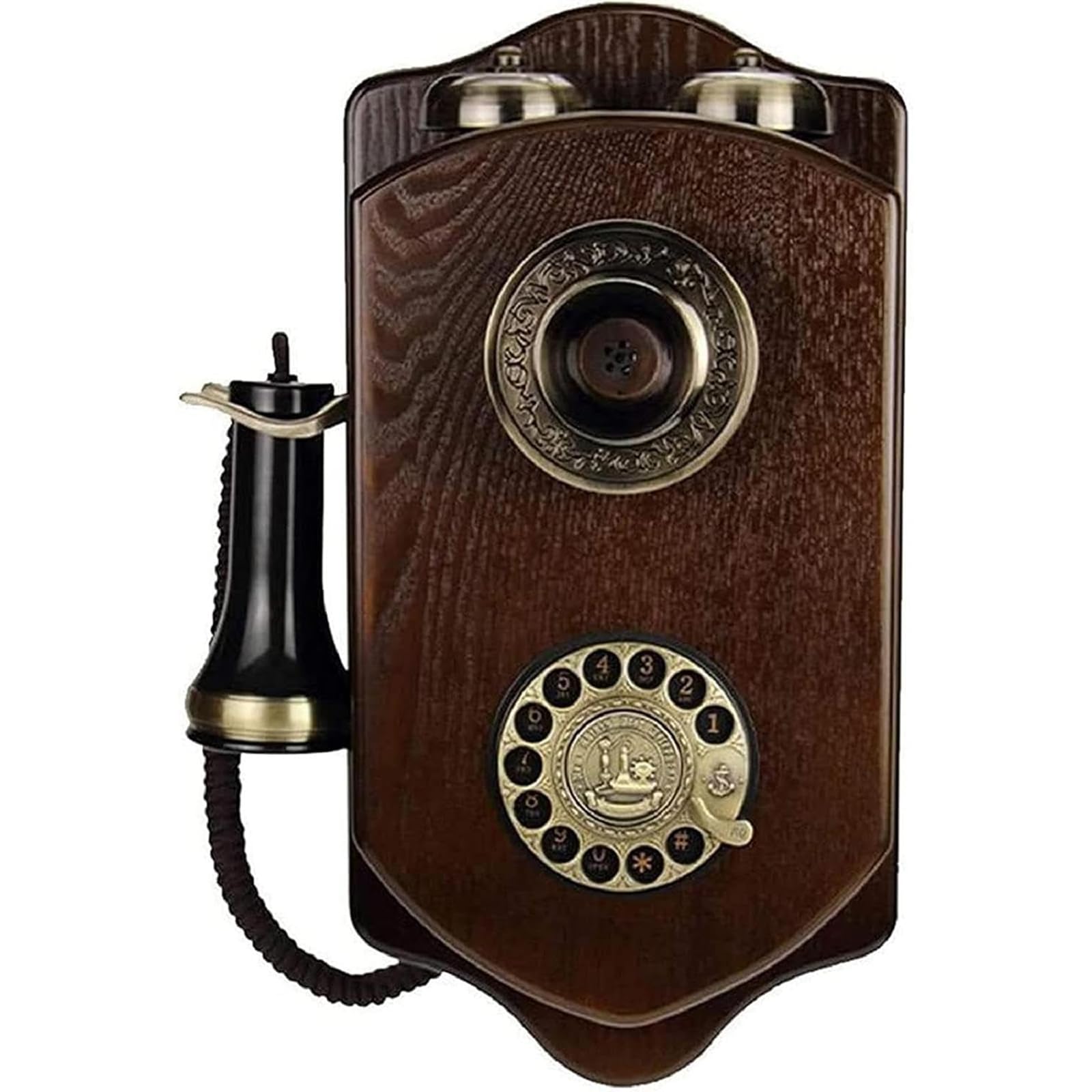 NGARY Wall-Mounted Vintage Phone, Retro landline- Corded Phones Wall ...