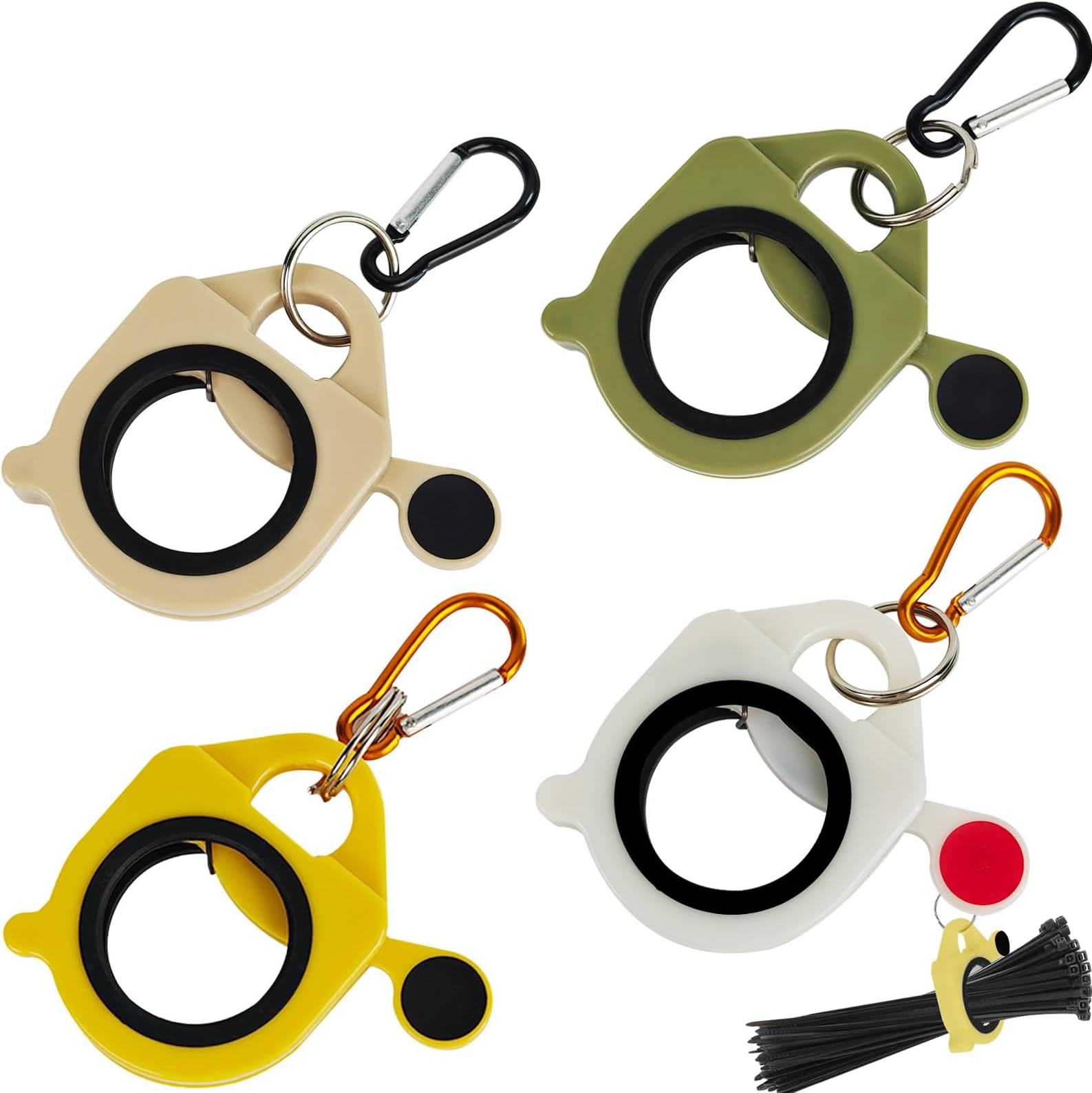 Amazon.com: 2pcs Zip Tie Organizer, Lightweight Plastic Cable Organizer ...