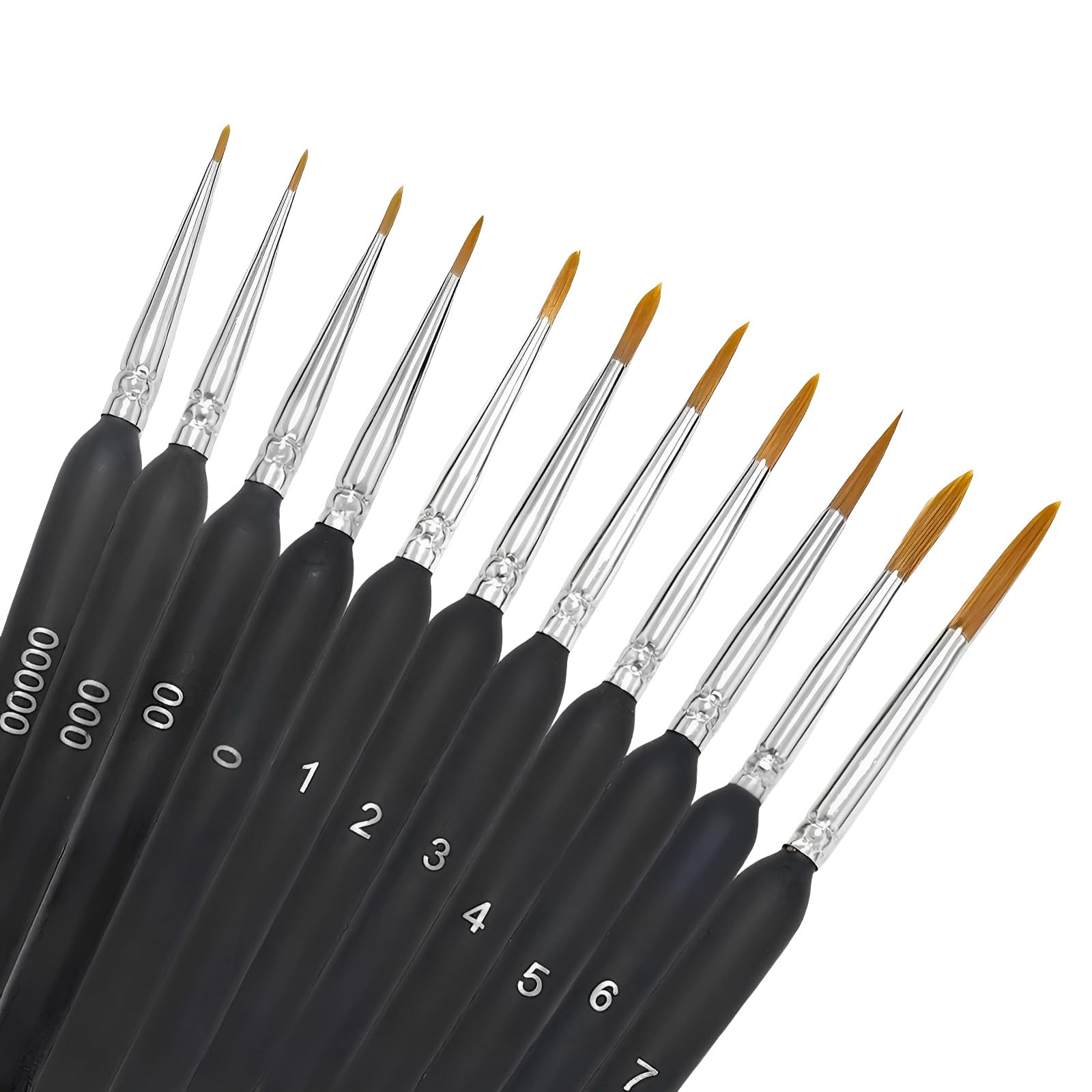 11 Pcs Fine Detail Paint Brushes, Model Paint Brushes, Perfect ...