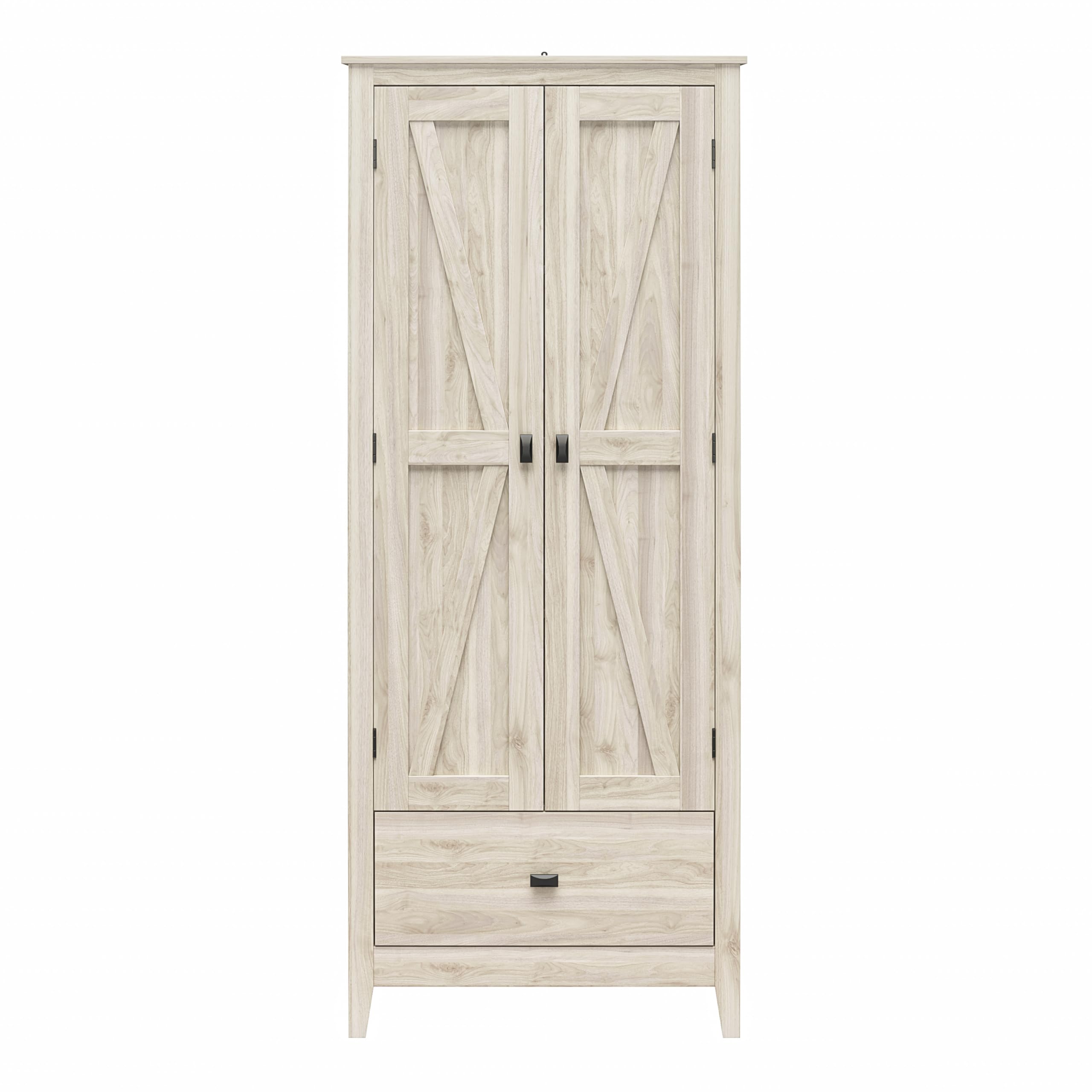 Farmington Storage Cabinet, 30" Wide, Light Walnut