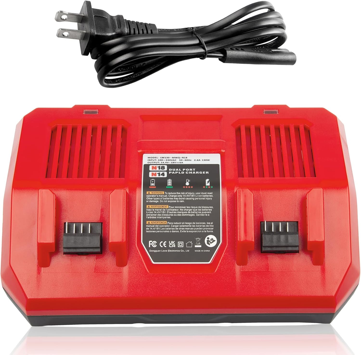 Amazon.com: 18V Replacement Charger for Milwaukee Mk-18 Battery N18-N14 ...