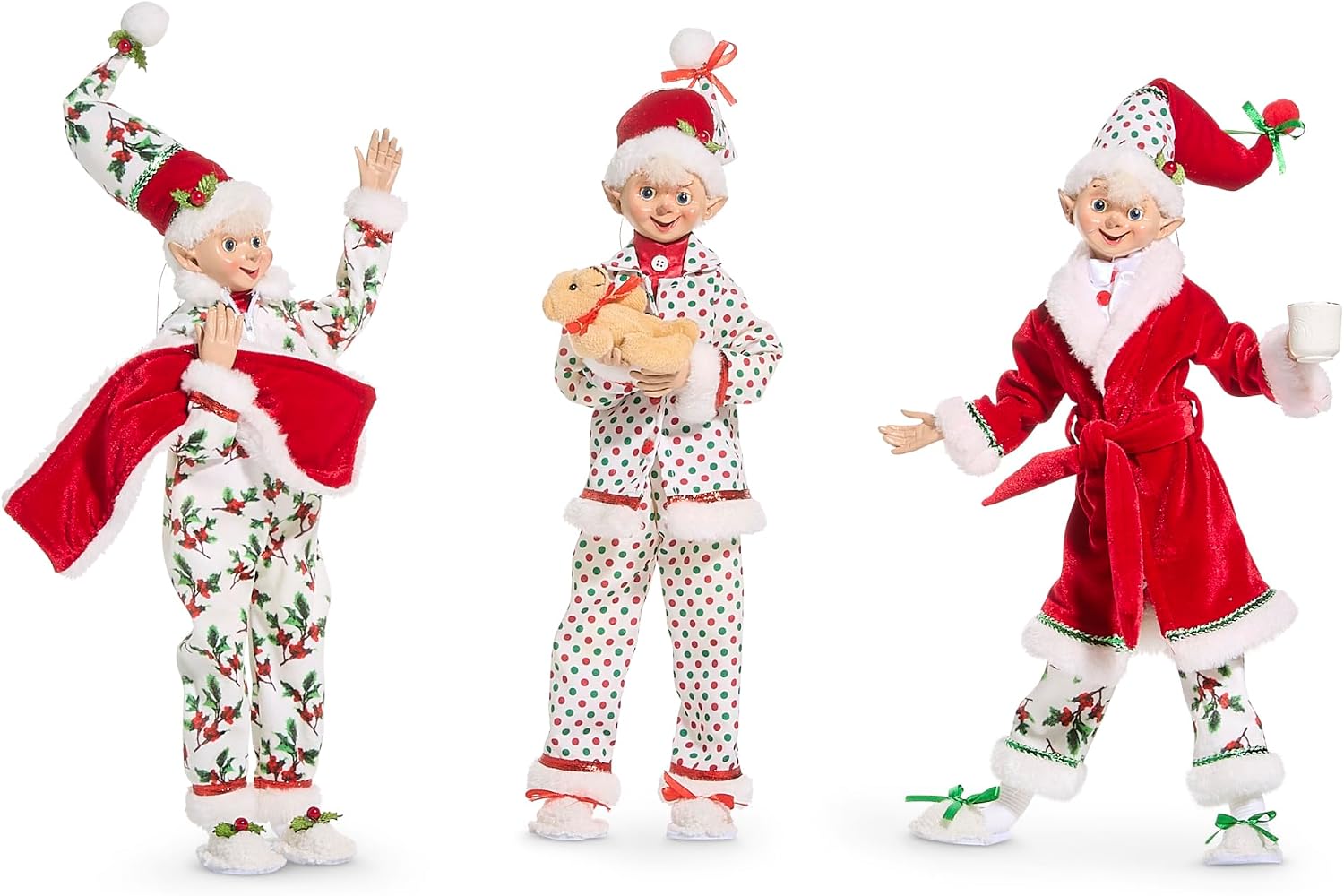 Amazon.com: RAZ Imports Christmas Elf Decorative Figurines, 16 Inch ...