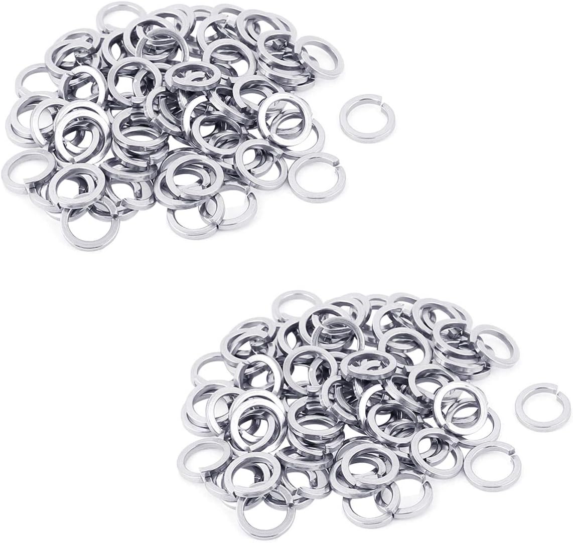 Amazon.com: M8 Stainless Flat Spring Lock Washers, 18-8 (304) Stainless ...