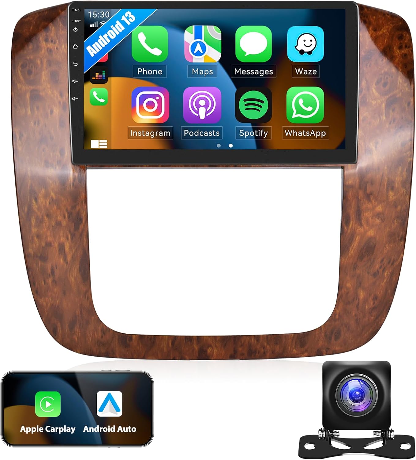 Amazon.com: Android 13 Car Stereo for GMC Yukon Chevrolet Chevy ...