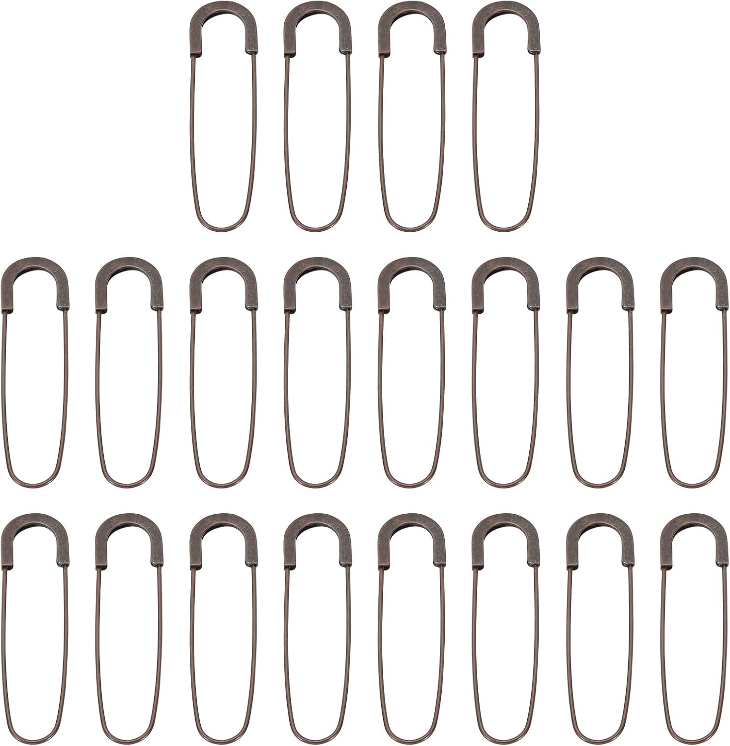 Amazon.com: MECCANIXITY Large Safety Pins 80mm / 3.15 Inch Metal Giant ...