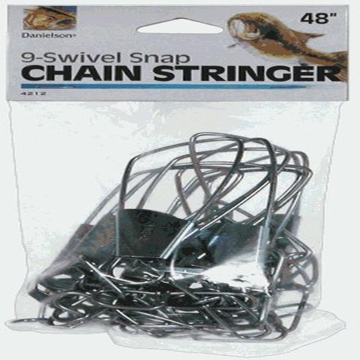 Amazon.com : Danielson Swivel 9-Snap Stringer Chain : Fishing Swivels ...