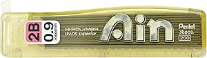 Pentel High Polymer Ain pencil Lead Rifll -0.9mm-2B : Amazon.co.uk ...