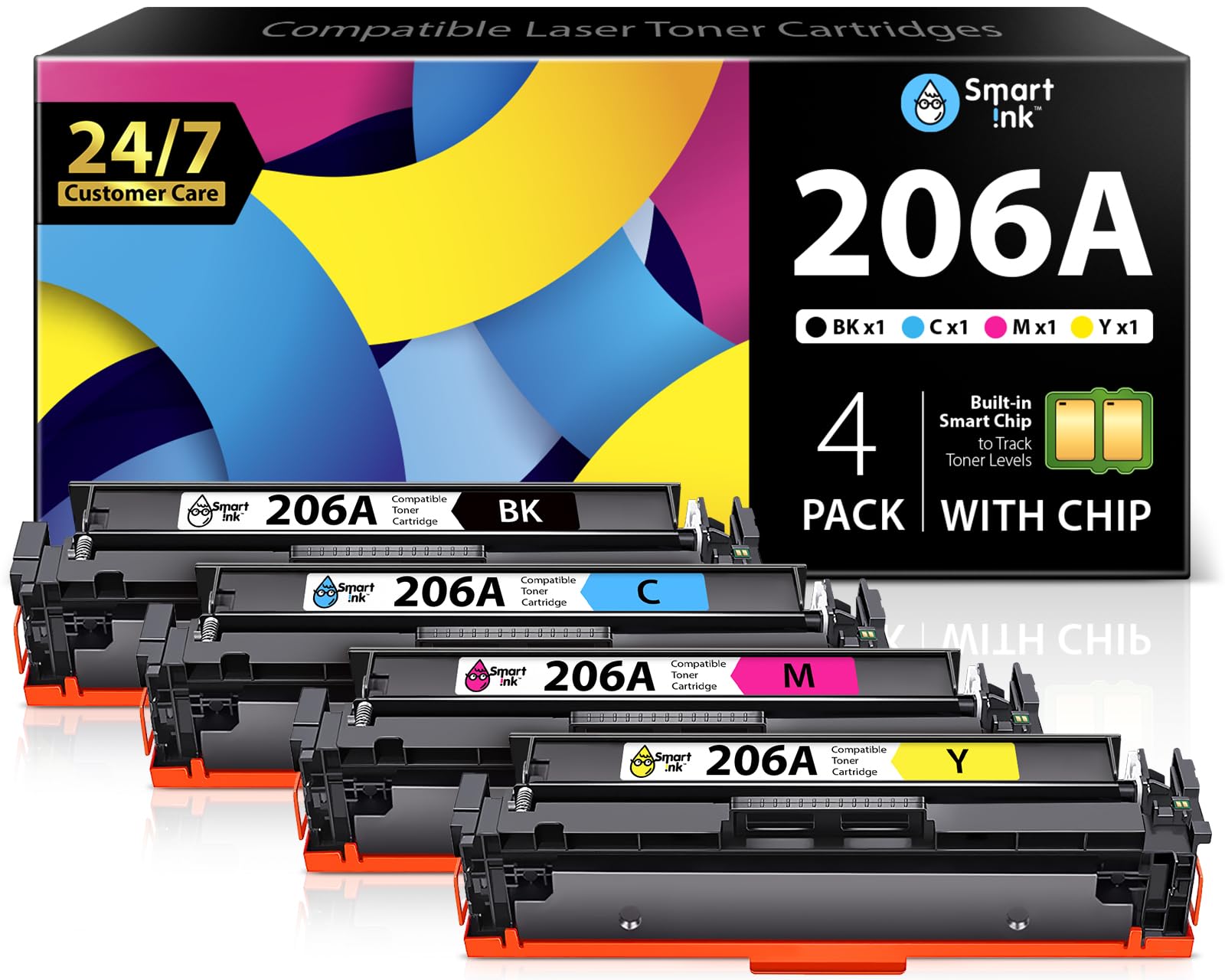 Smart Ink Compatible Toner Cartridge Replacement for HP 206A 206 A with ...