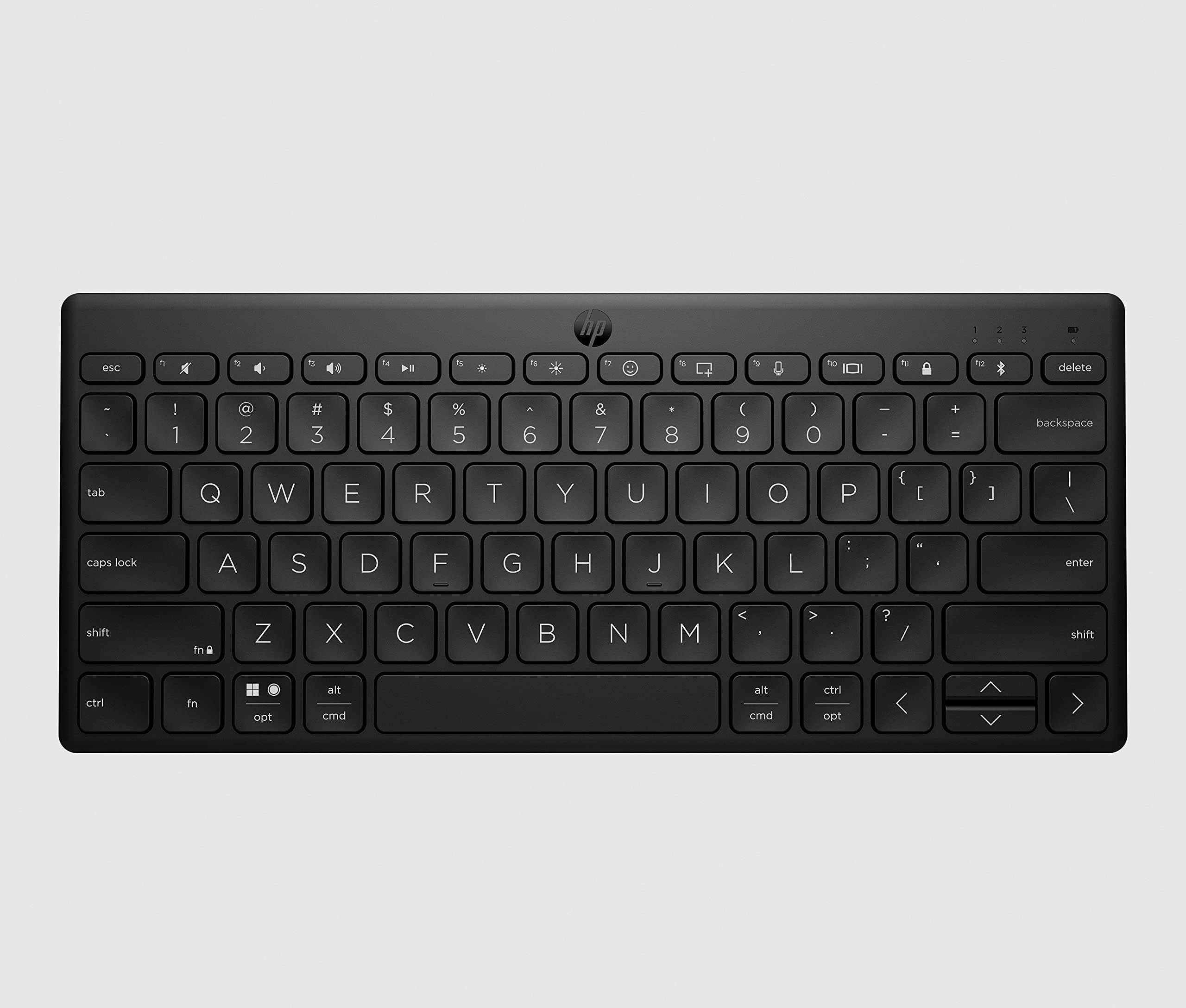 HP 350 Wireless and Bluetooth Keyboard, Multi-Device Connection, Qwerty ...