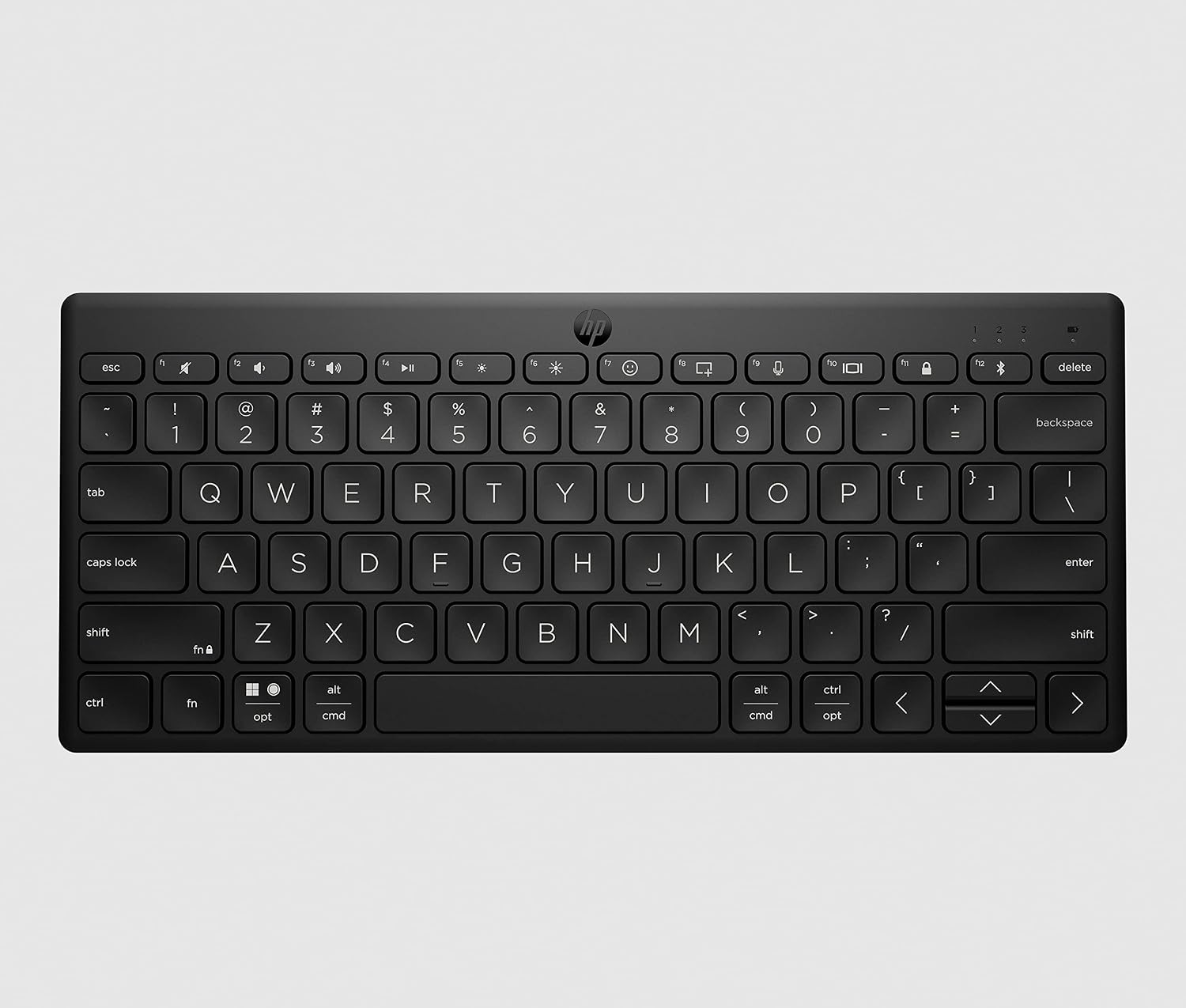 HP 350 Wireless and Bluetooth Keyboard, Multi-Device Connection, Qwerty ...