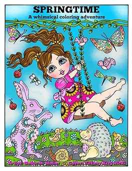 Amazon.com: Springtime A Whimsical Coloring Adventure: Springtime ...