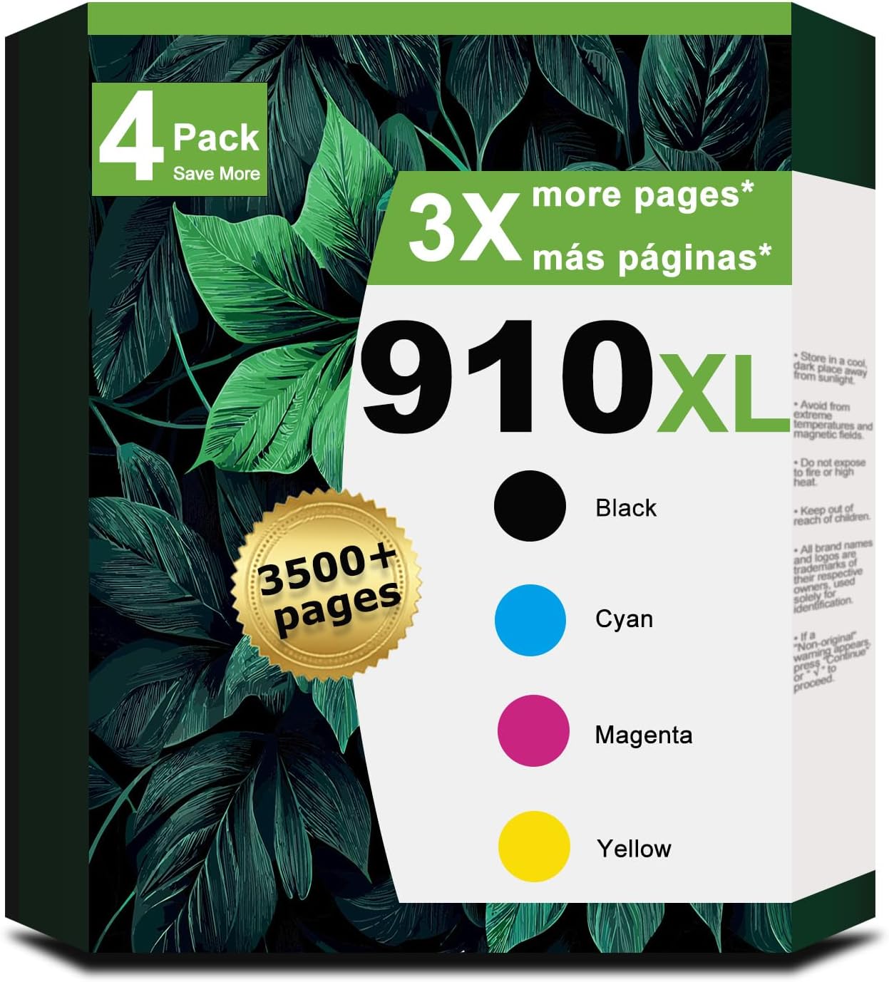 Amazon.com: 910XL Ink Cartridges Combo Pack Replacement for HP 910 XL 4 ...