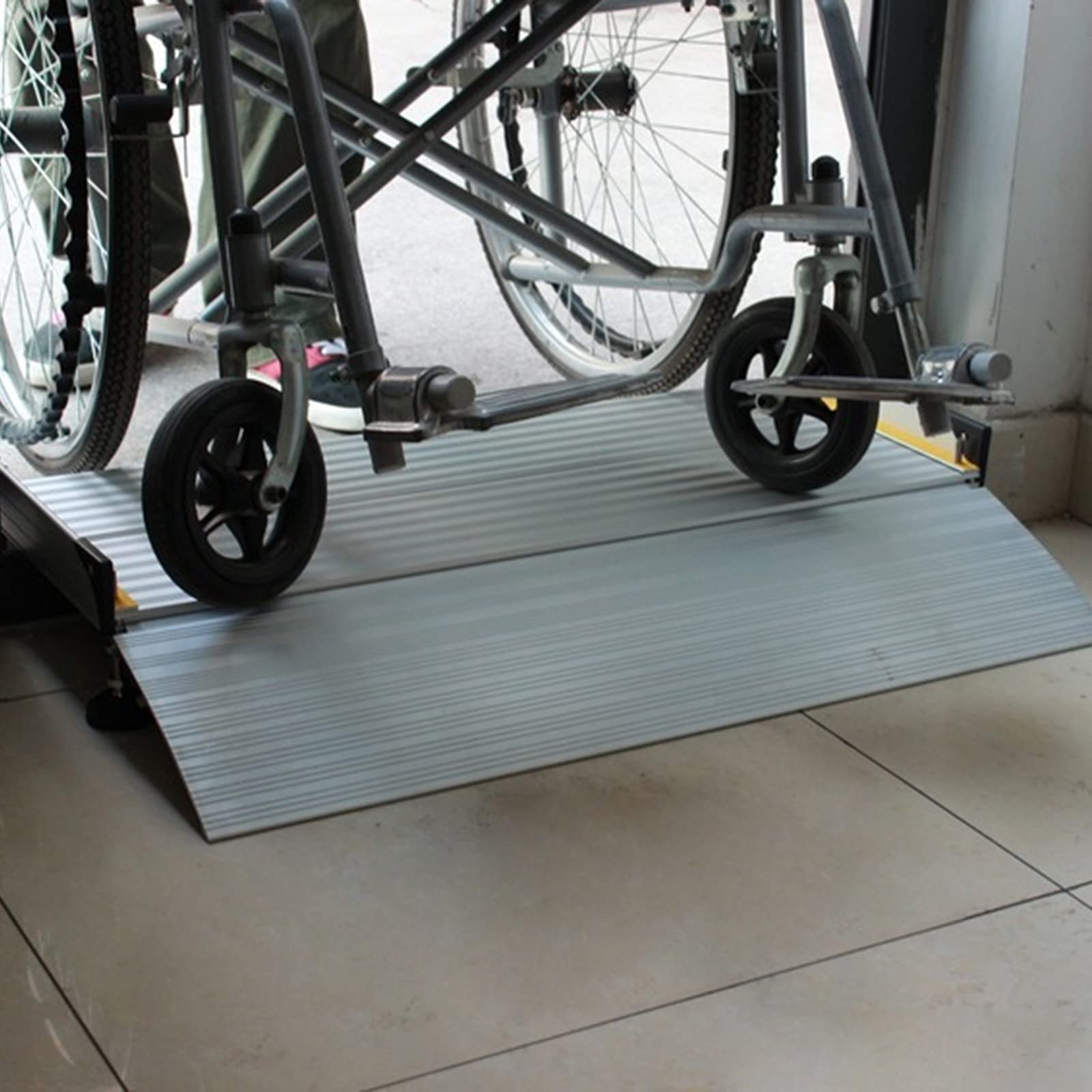 Buy Joyfitness Aluminum Entry Ramp Non Slip Bridge Threshold Ramp ...