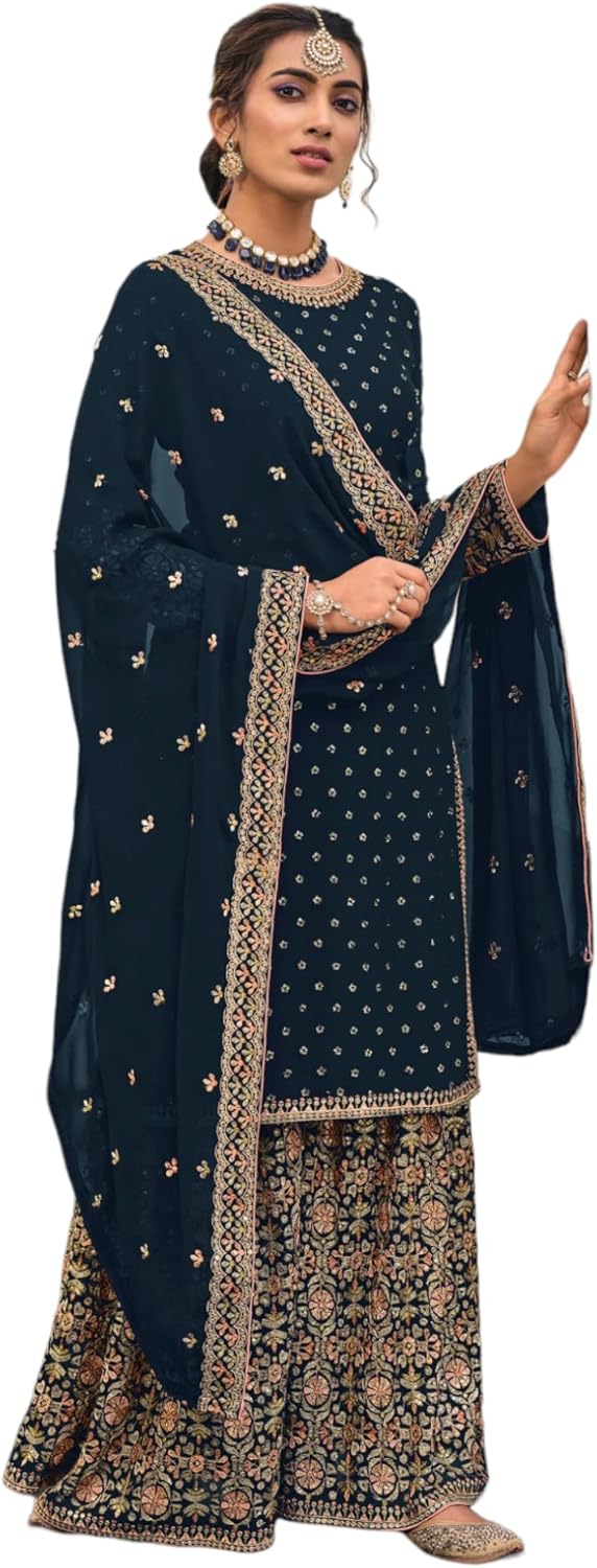 Amazon.com: Xclusive Women's Ready to wear Indian/Pakistani Ethnic Wear ...
