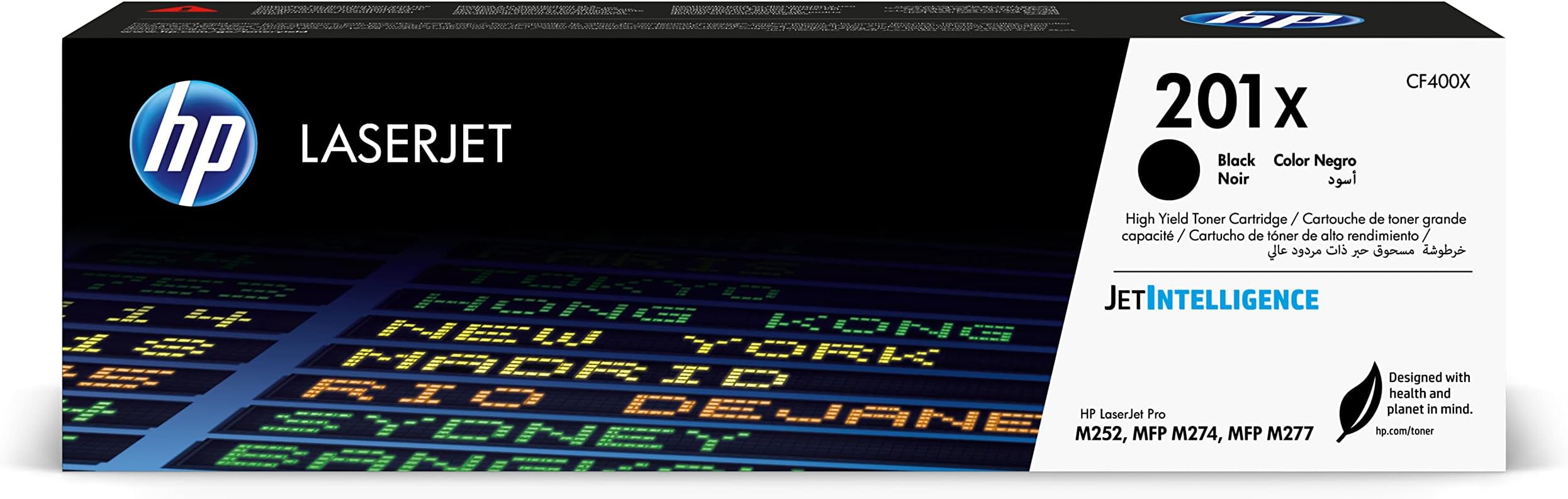 HP 201X (CF400X) Original Toner Schwarz mit hoher Reichweite für HP ...