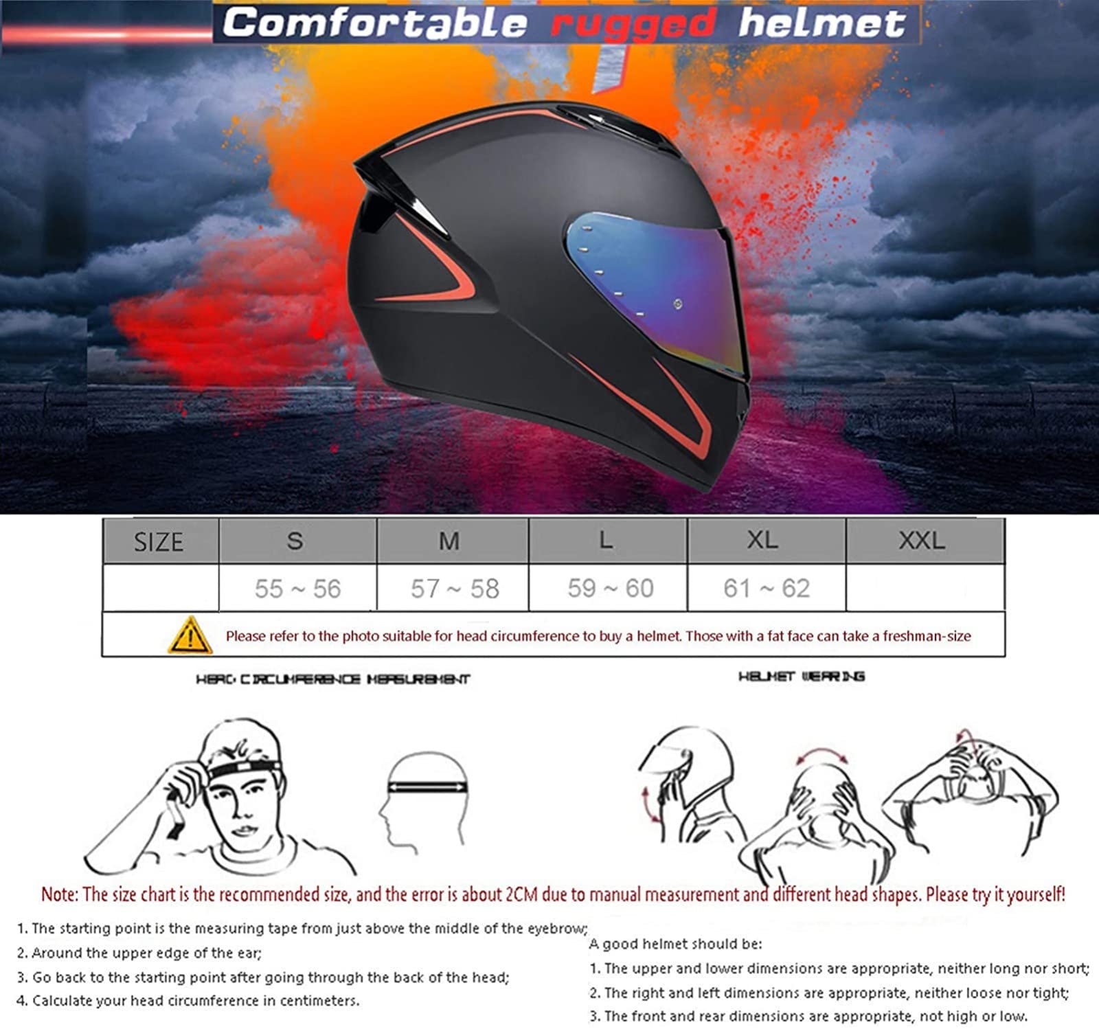 Motorcycle Helmet Weight Chart Helmet Sizing WebBikeWorld