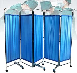 Amazon.co.jp: 5 Panel Mobile Hospital Privacy Screen, Office Partition ...