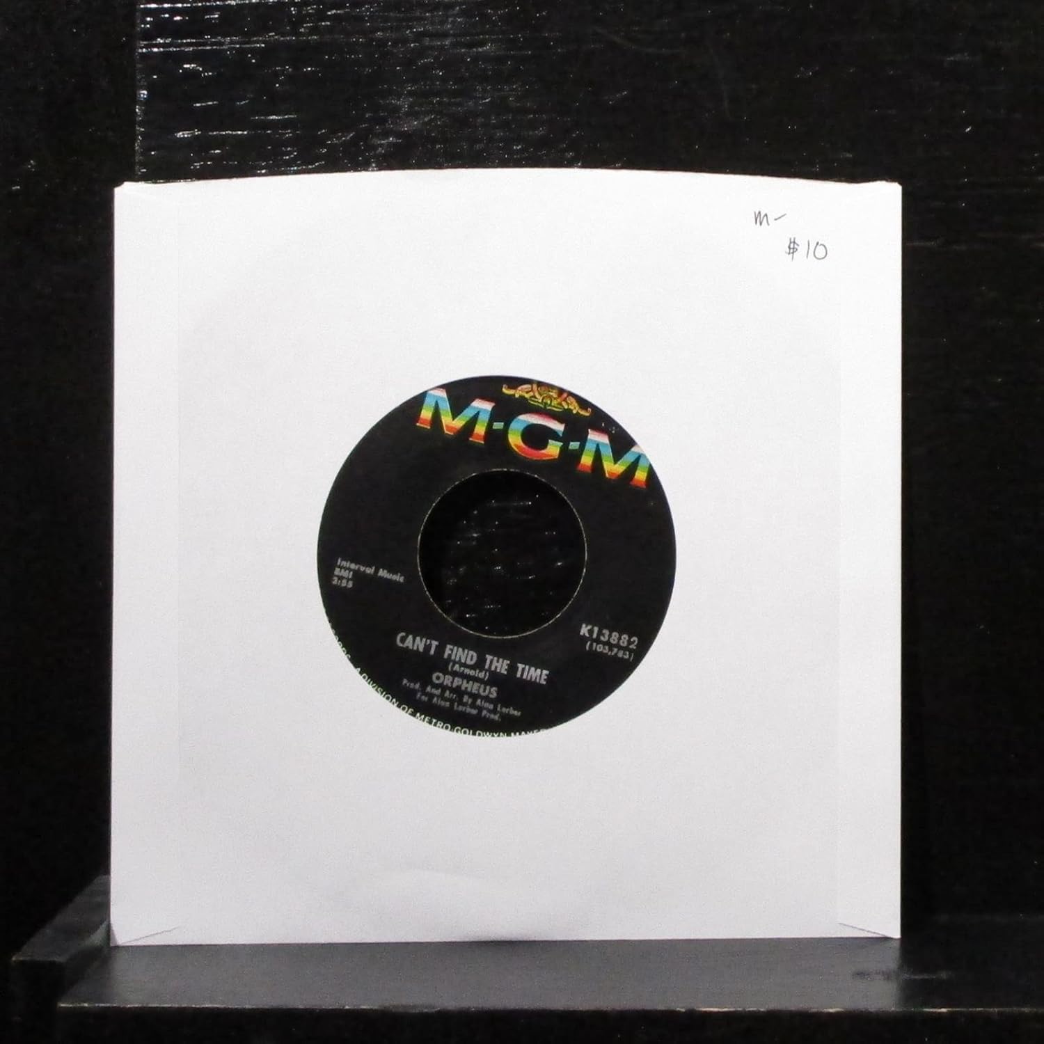 Amazon.com: Orpheus - Can't Find The Time / Lesley's World - 7" Vinyl ...