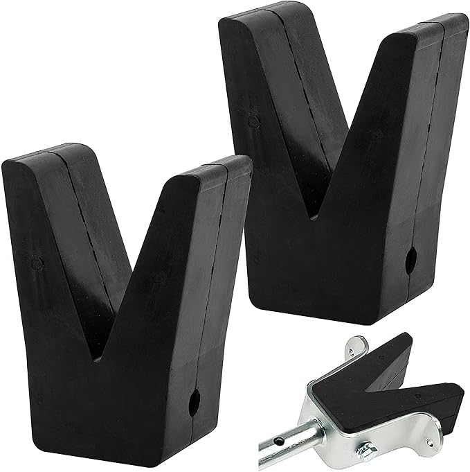 Shupakul 2 Pcs Transom Saver Rubber V Block-3005.2187 Rubber Transom ...