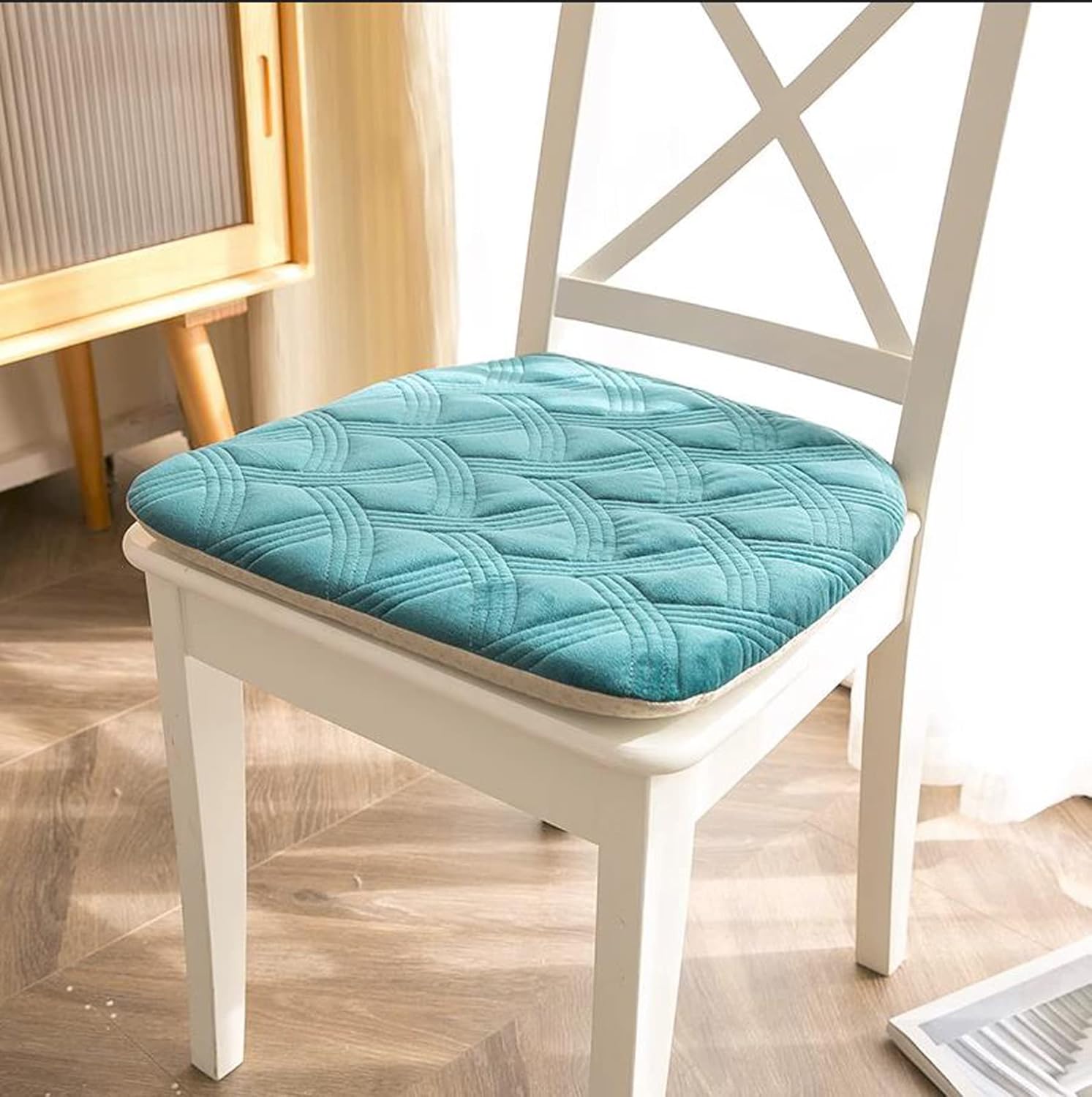 Amazon.com: JEIMALEN Chair Pads with Ties for Dining Chair Set of 4 ...