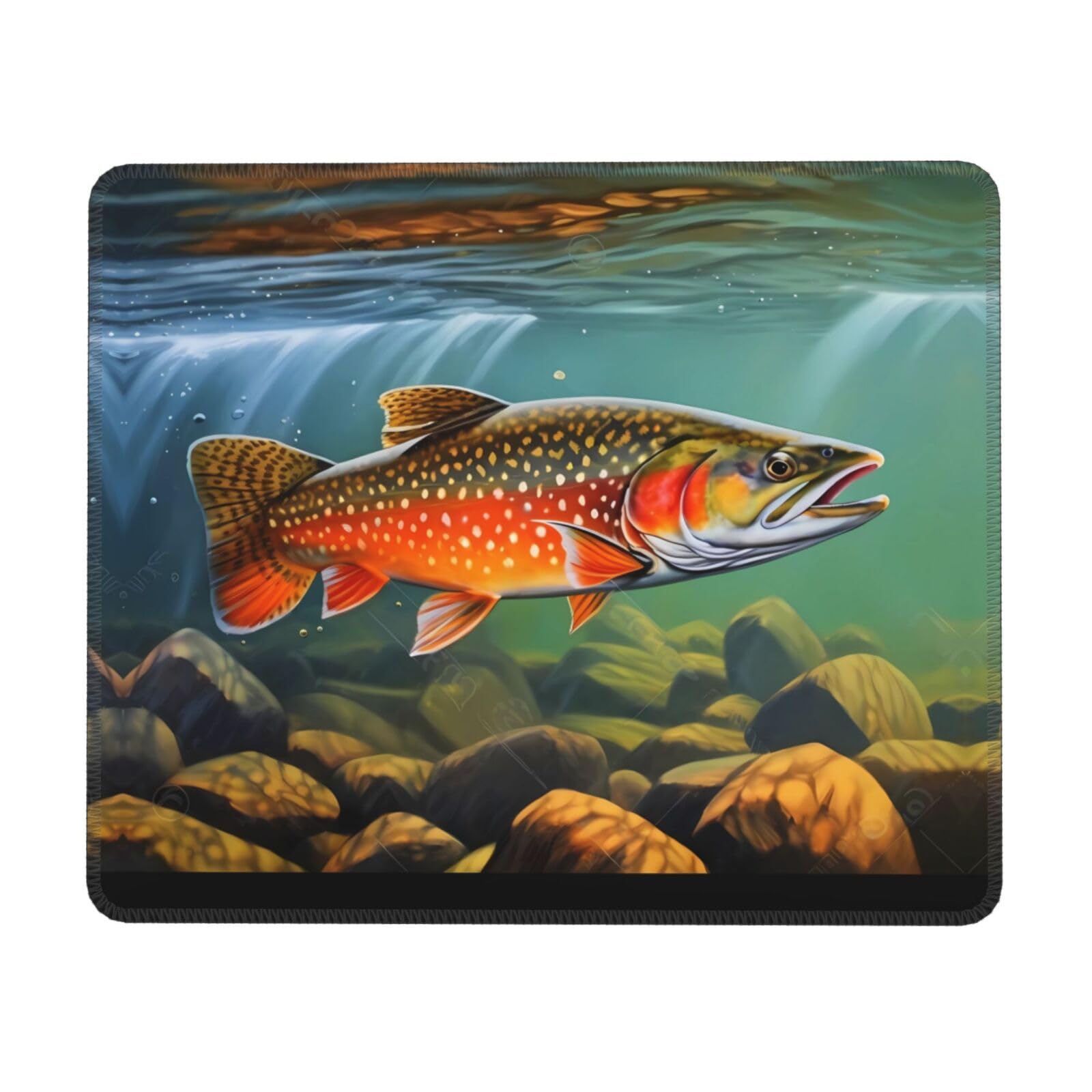 Amazon.com: Brook Trout Fly Fishing Premium Ergonomic Mouse Pad ...