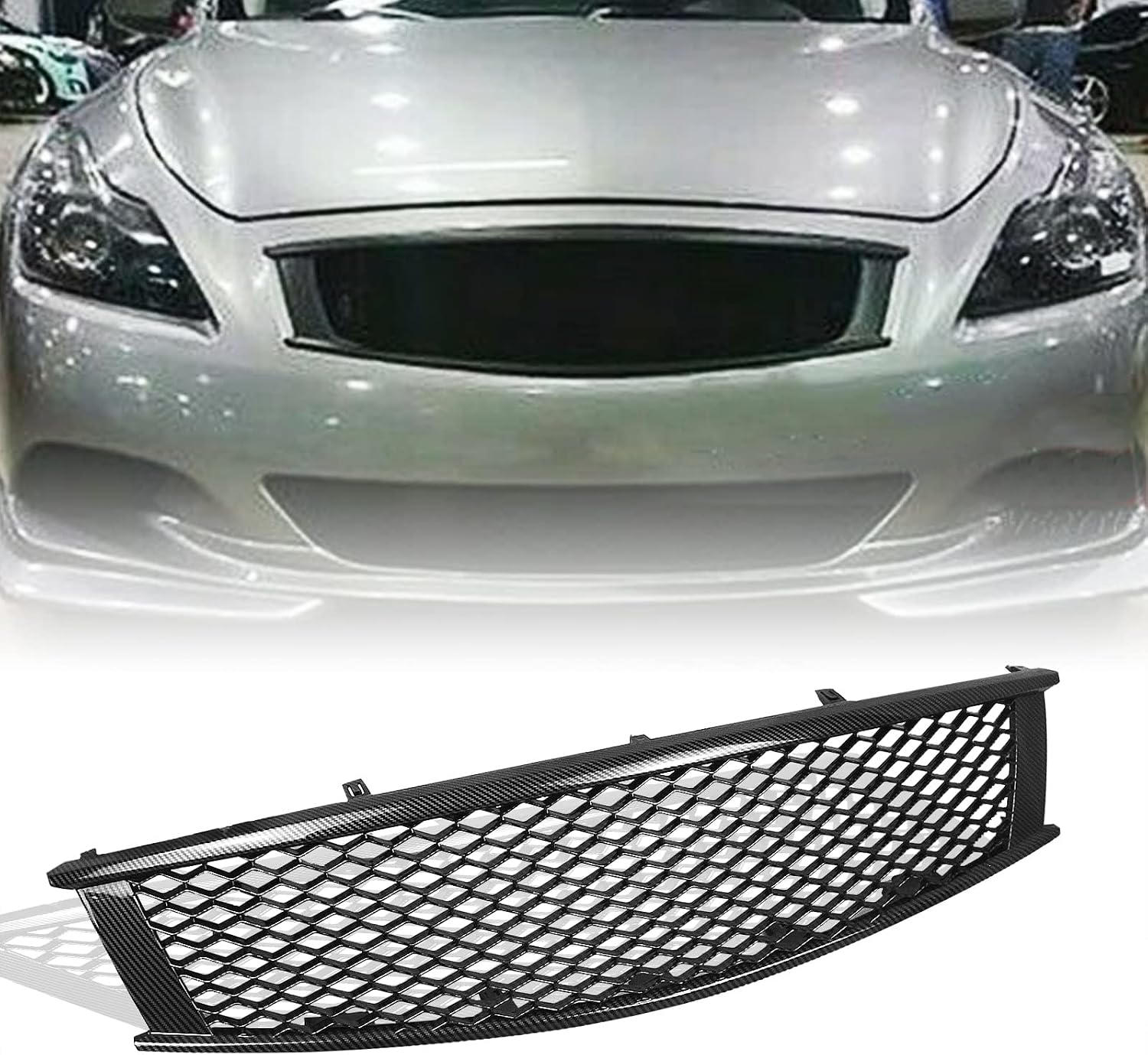 Amazon.com: Front Bumper Grille Grill For Infiniti G37 2008-2013 Q60 ...