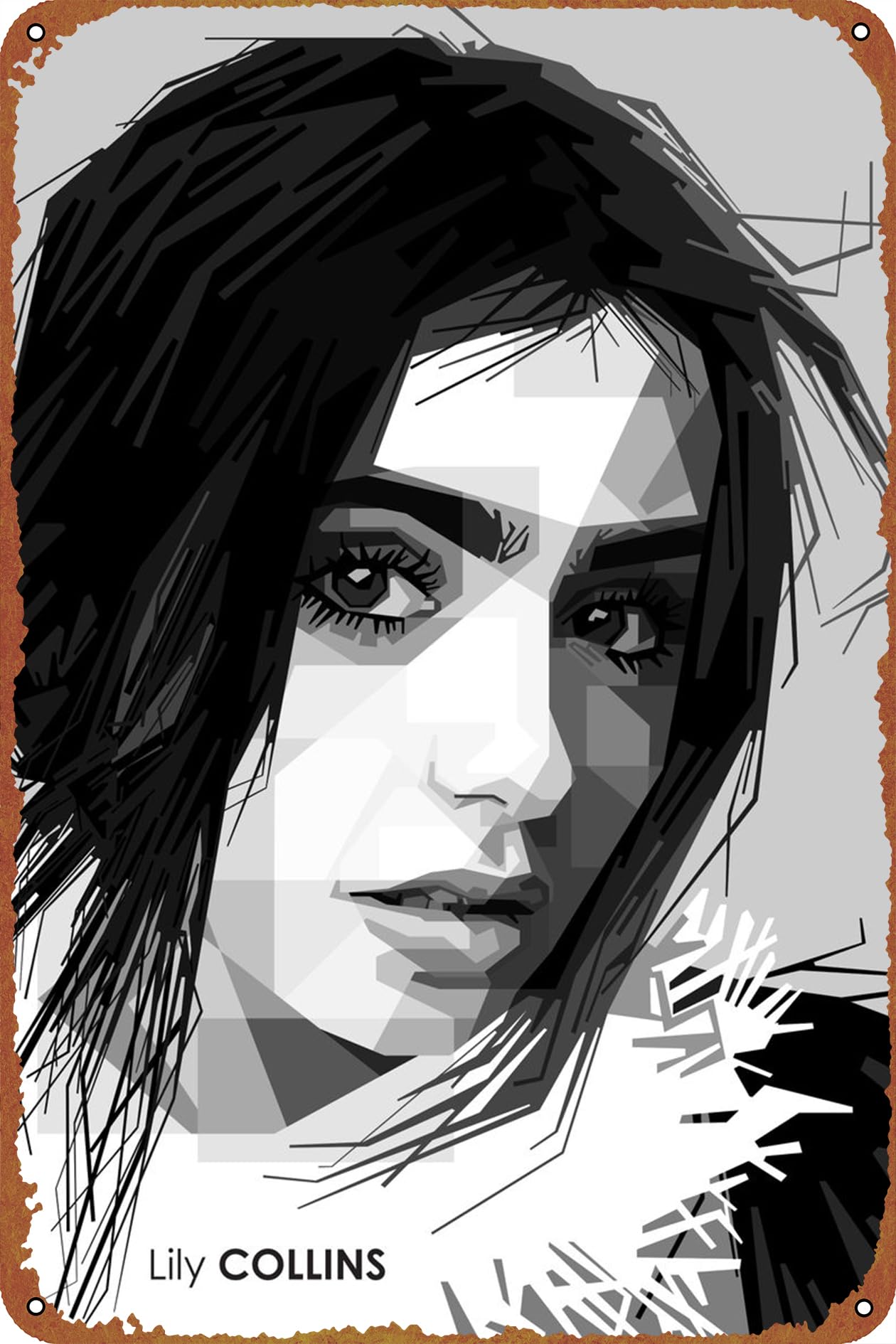 Lily Collins Drawing