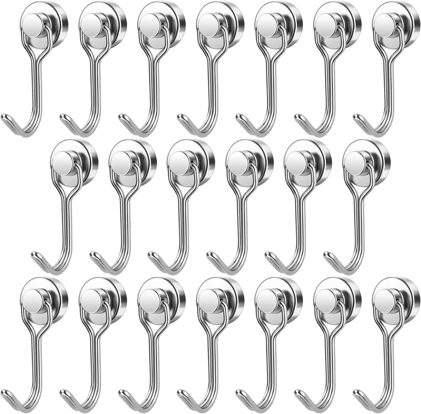 Amazon.com: MUTUACTOR Magnetic Hooks 2Packs 100lb Heavy Duty Strong ...