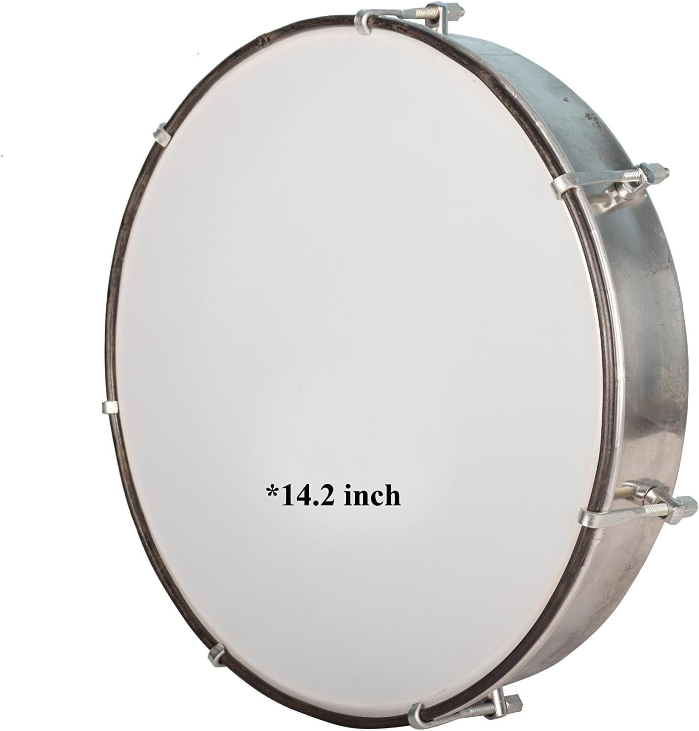 Kannan Musical Instruments Duff (S.S), 15.6 inch, Silver : Amazon.in ...