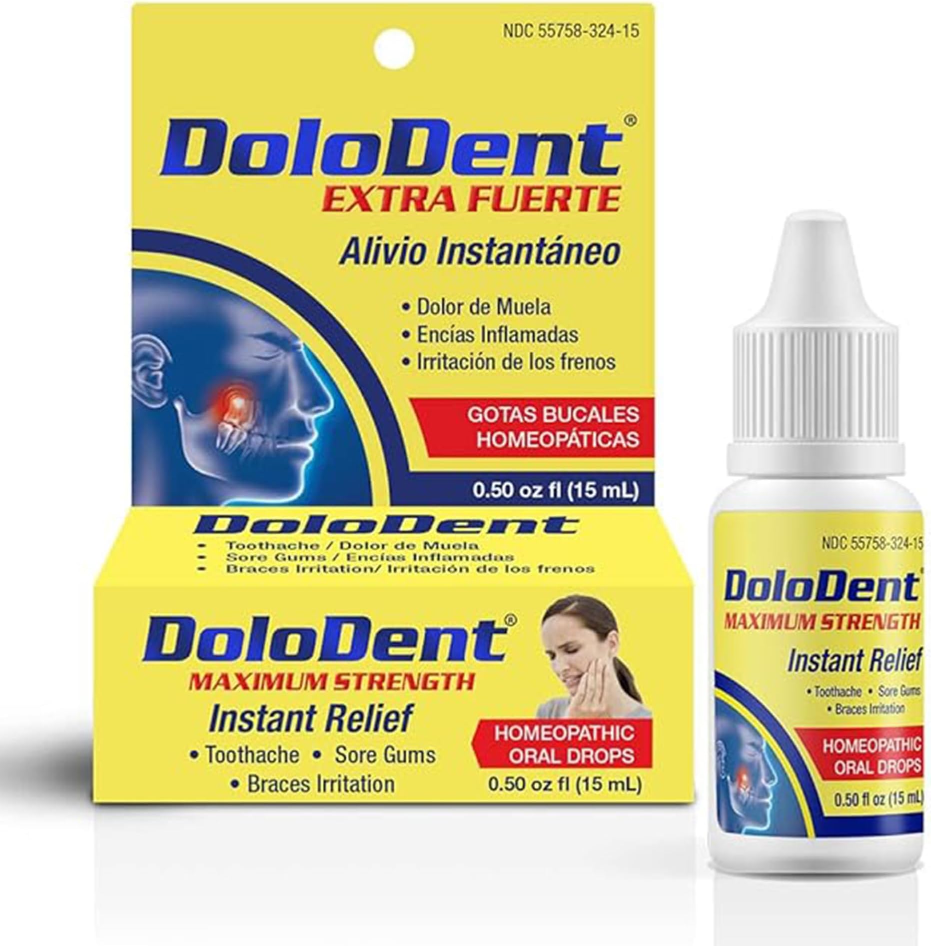 Amazon.com: DOLODENT Gotas para aliviar el dolor de dientes para ...