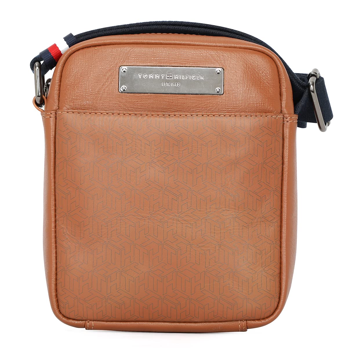 Tommy Hilfiger Ferguson Men Leather Crossbody Tan : Amazon.in: Fashion