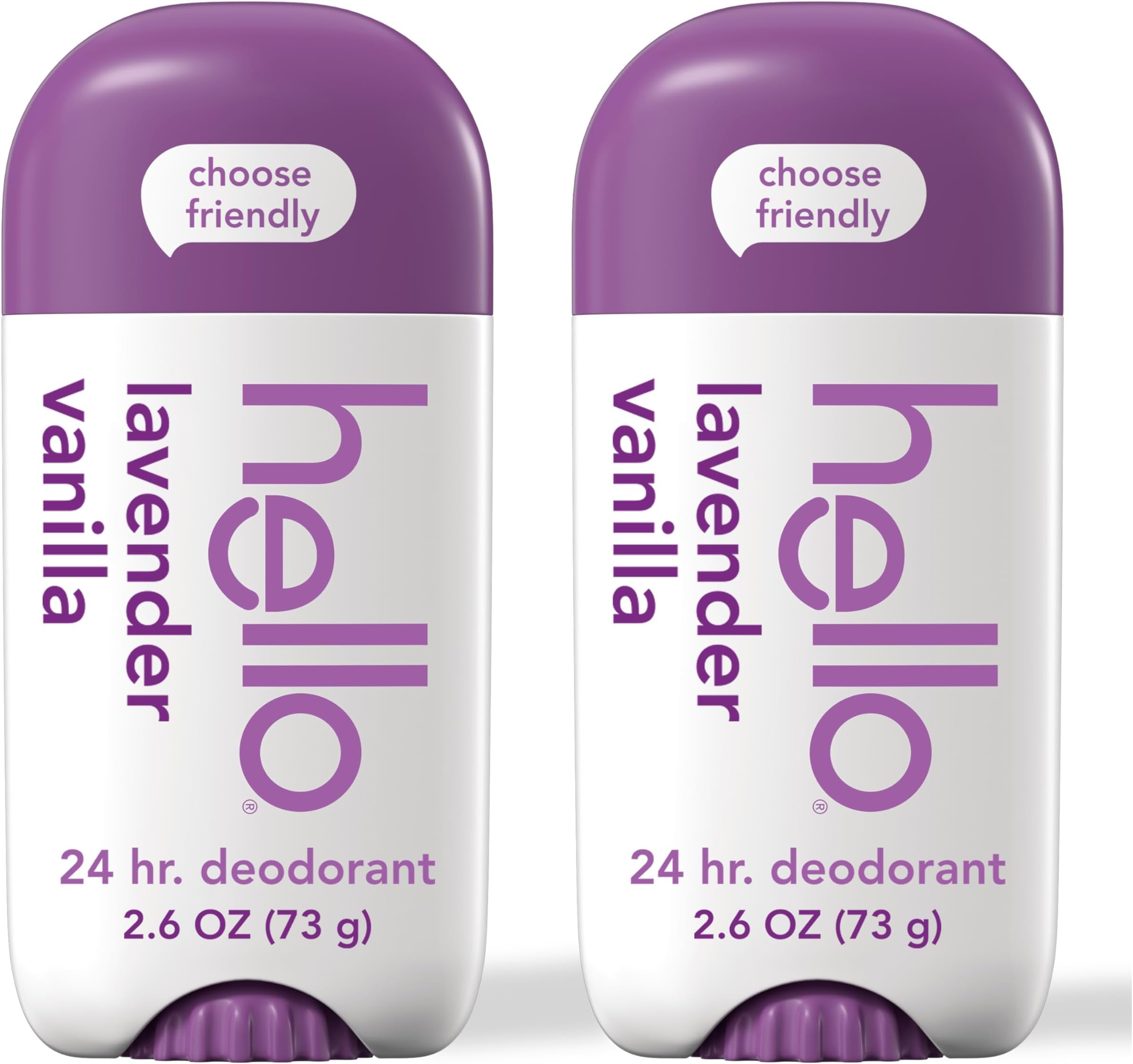 Amazon.com : Hello Lavender Vanilla Aluminum Free Deodorant for Women ...