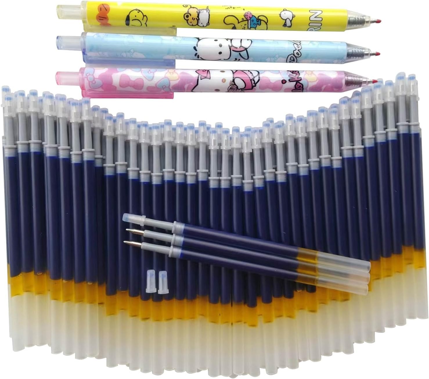 Amazon.com: Gel Pen Refills, Pack of 80 Gel Ink Pen Refills Blue,0.5mm ...