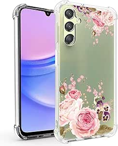 Amazon.com: Ueokeird Phone Case for Galaxy A15 Case, Samsung A15 SM-A156U Case Girls Women, Slim ...