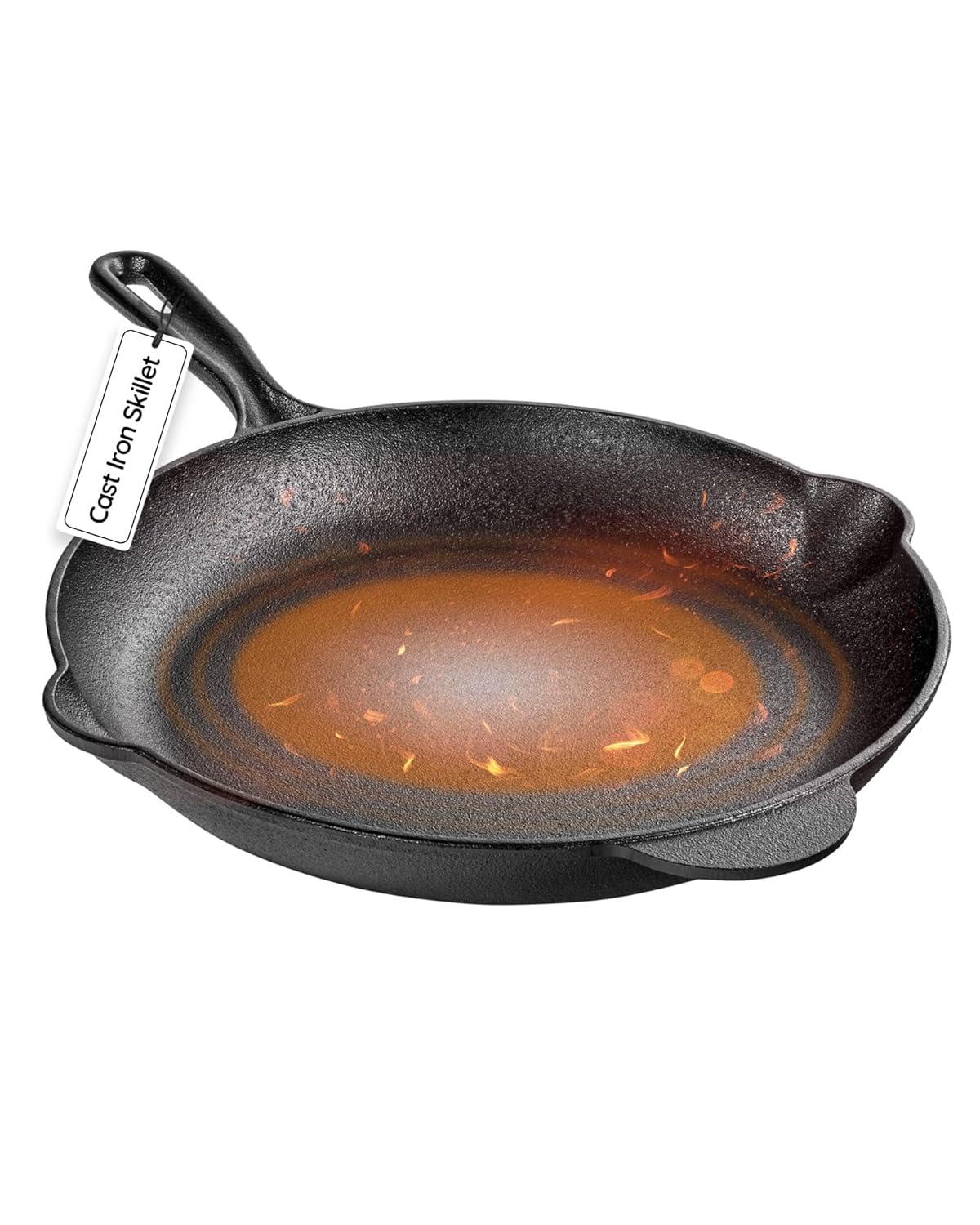 Buy Granitestone 12 Inch Cast Iron Skillets, Pre-Seasoned Cast Iron ...