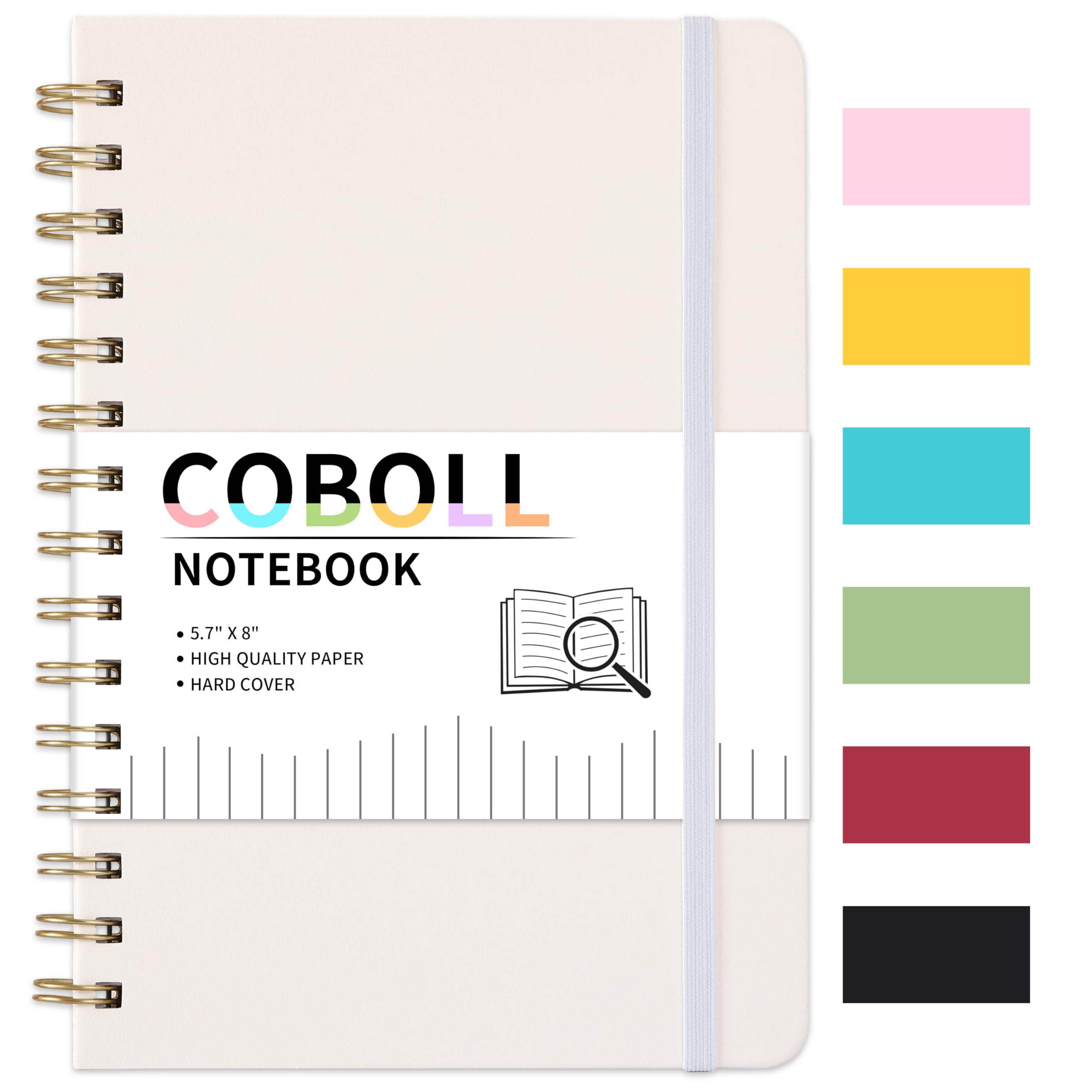 Amazon.com : Ruled Notebook/Journal - Notebooks with Hardcover and ...