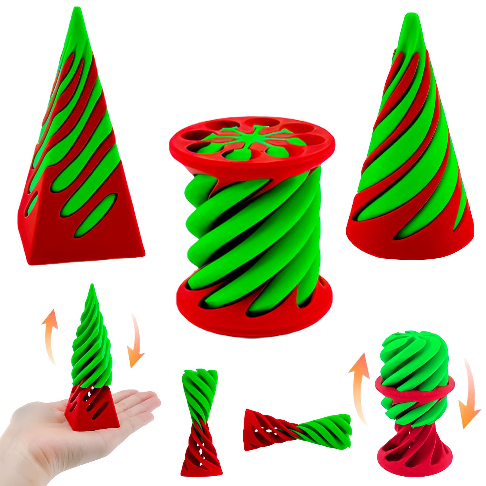 Amazon.com: 3 Packs Impossible Cone,Spiral Cone Fidget Toy Impossible ...