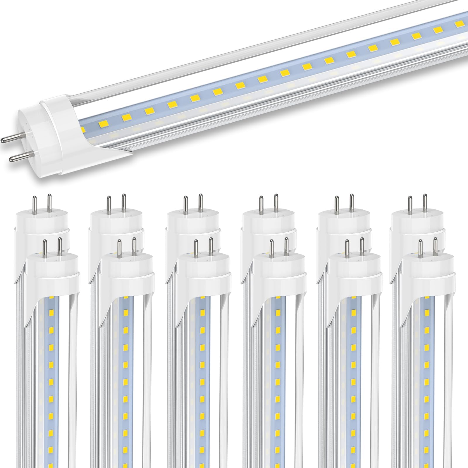 T8 T10 T12 2FT LED Light Tube - 8W LED Replacement for 24 inch ...