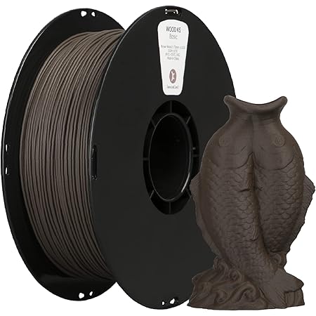 Wood PLA Filament, kexcelled 3D Printer Filament, Natural Wood Fiber ...
